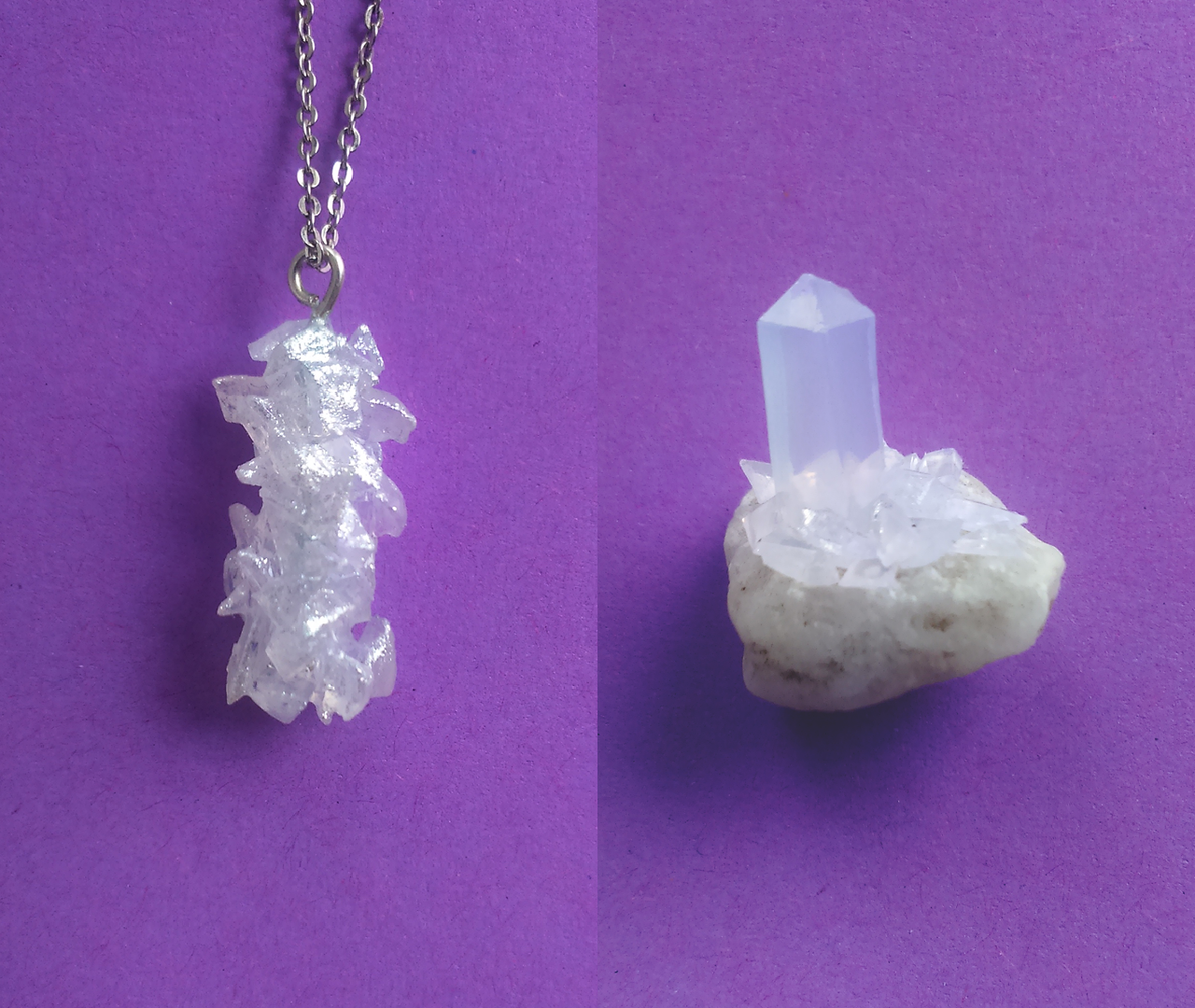 Crystal Clusters / Geodes From Hot Glue Sticks : 8 Steps (with Pictures ...
