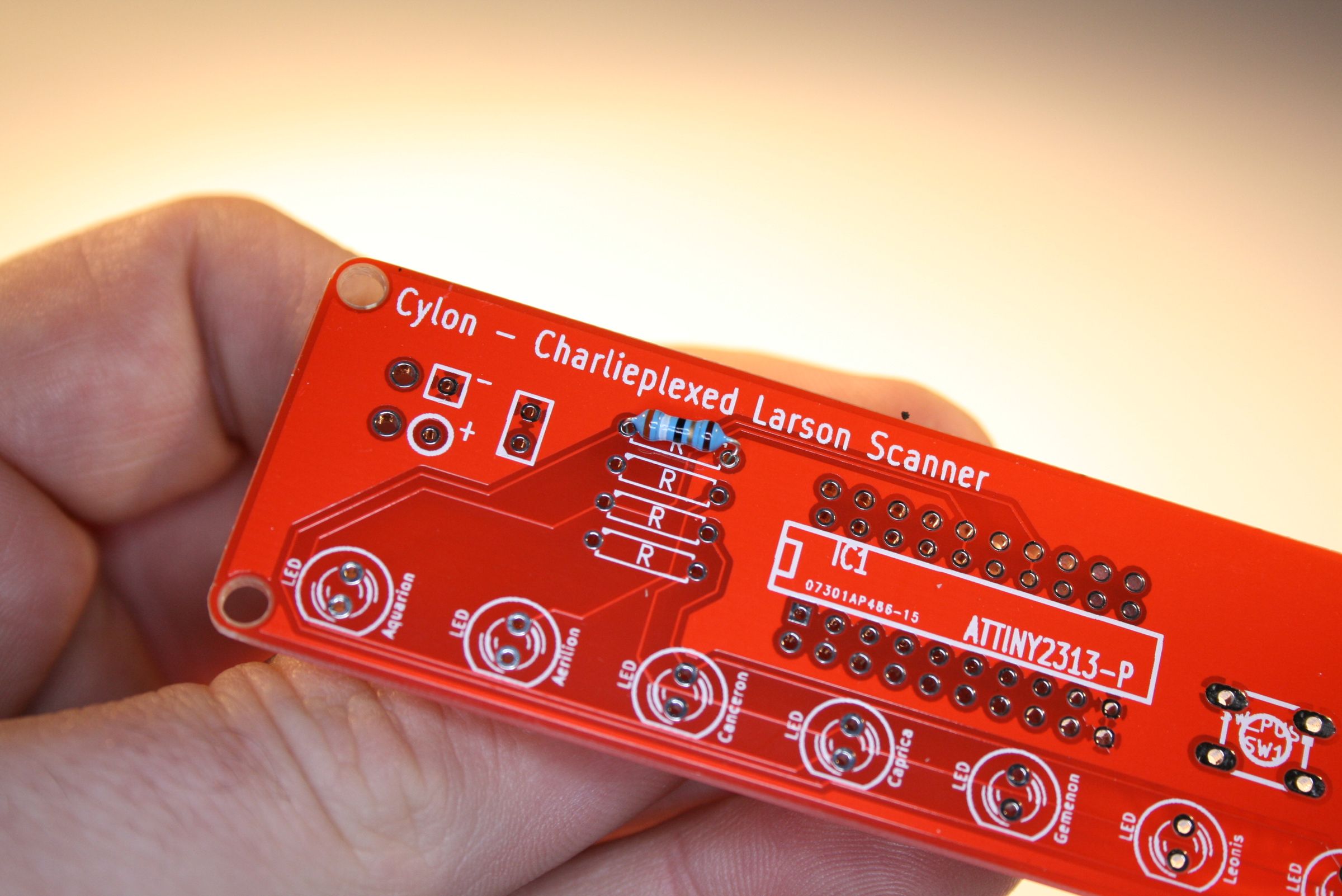 The Cylon - Larson Scanner Kit - With Charlieplexing! : 9 Steps (with ...