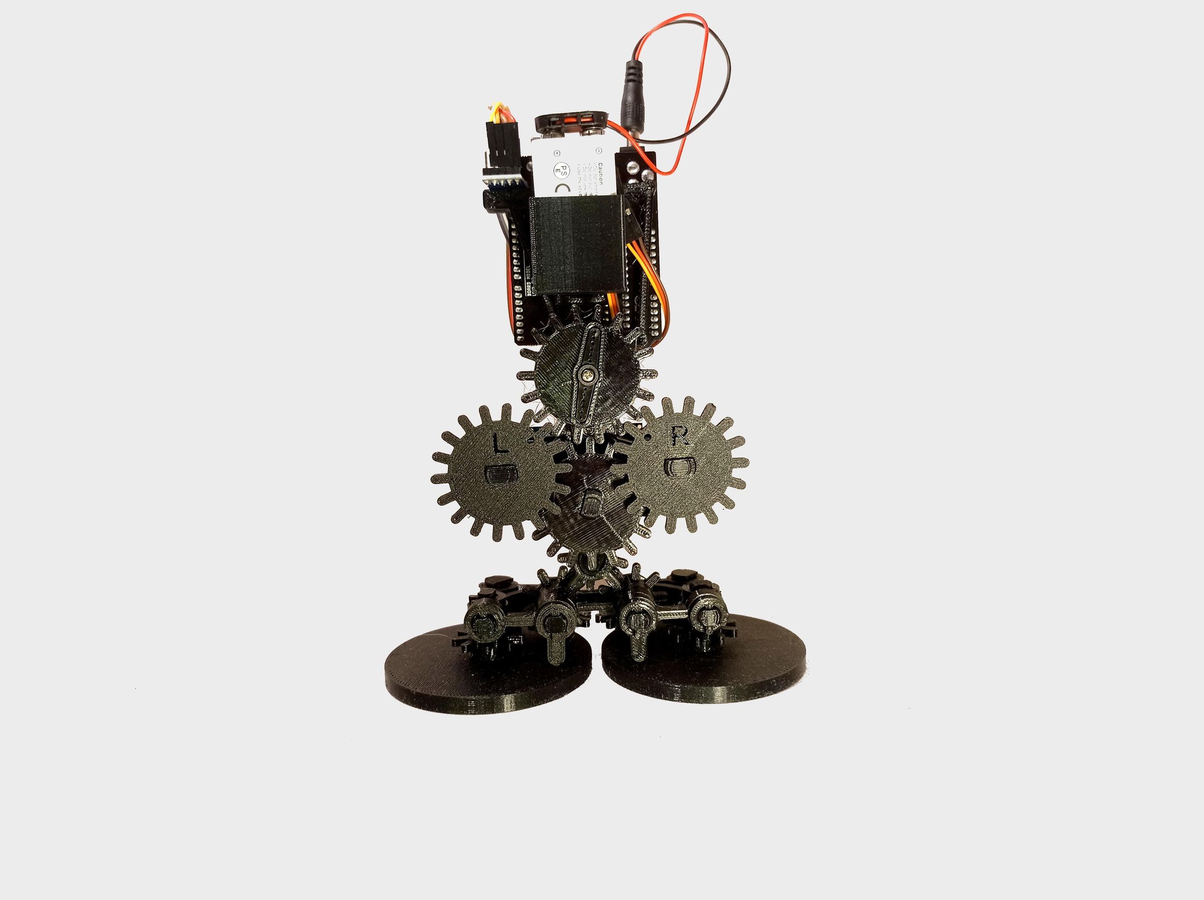 Cogsy the 1 Servo Omnidirectional Biped Robot for 15 $, 3D Printed, Arduino : 5 Steps ...