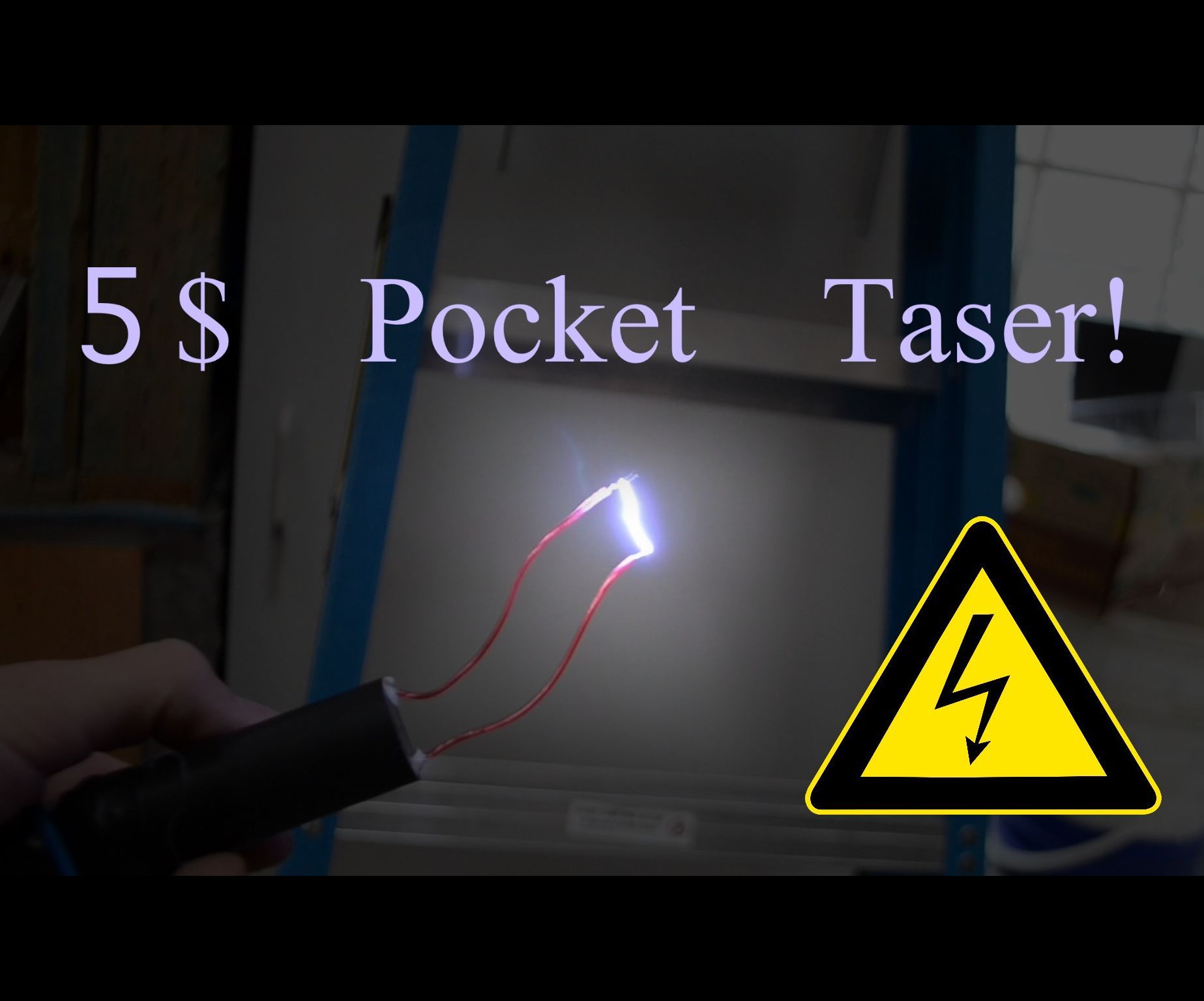 Easy 5$ Pocket Taser : 10 Steps - Instructables