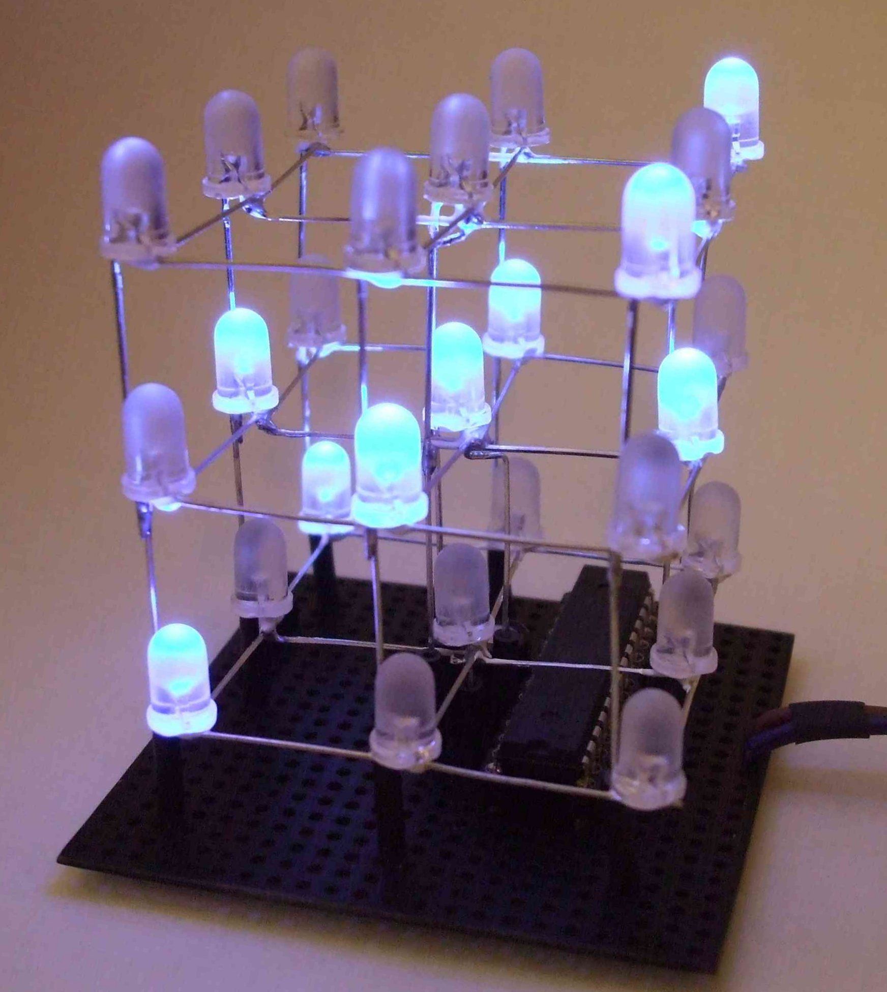 LED Cube 3x3x3 With ATMEGA8 : 6 Steps - Instructables