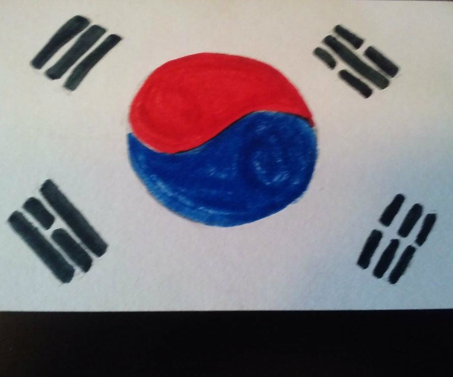 DIY Flag Art: South Korea - Instructables