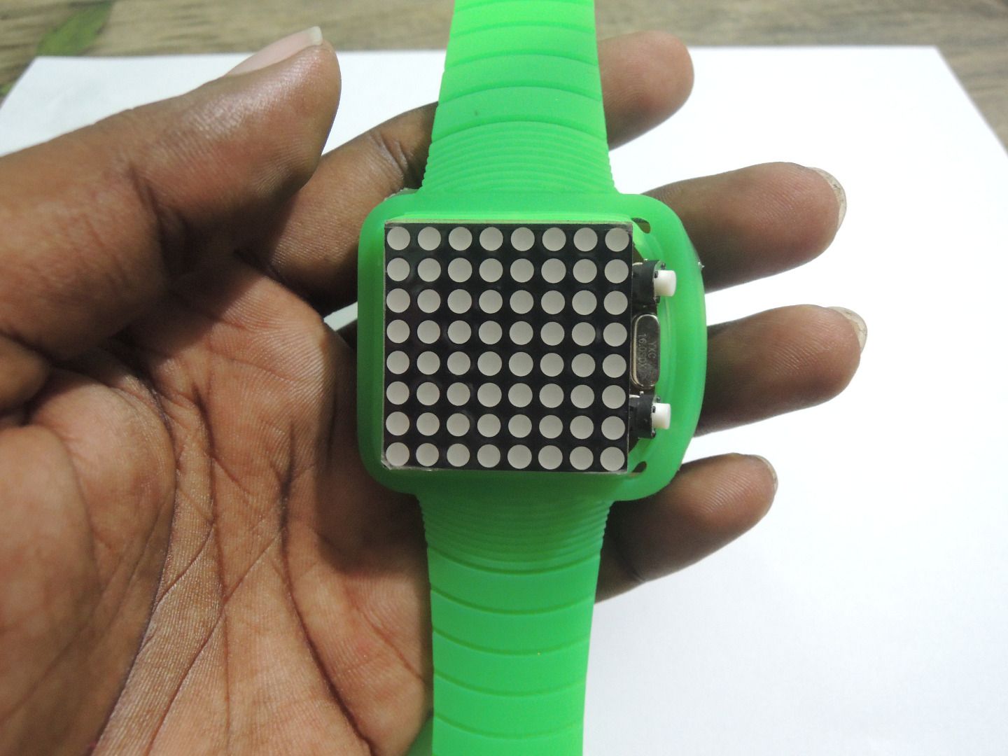 DIY Arduino Dot Matrix Wrist Watch : 13 Steps (with Pictures ...