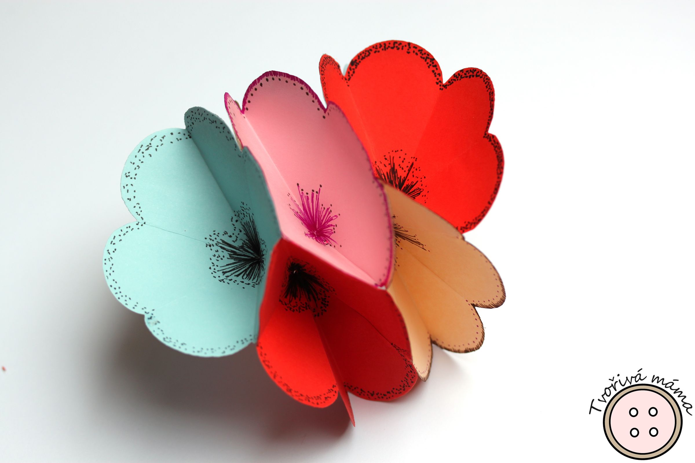 3D FLOWER CARD : 6 Steps (with Pictures) - Instructables
