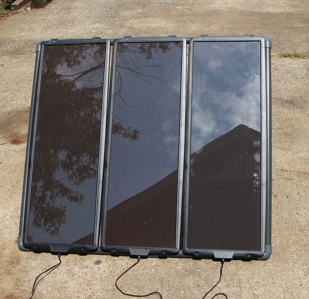 Assembling My Harbor Freight 45 Watt Solar Panel Kit - No Tools Needed ...