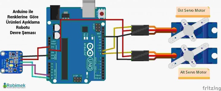 Arduino Color Sorter Project With Pc Control Application 4 Steps