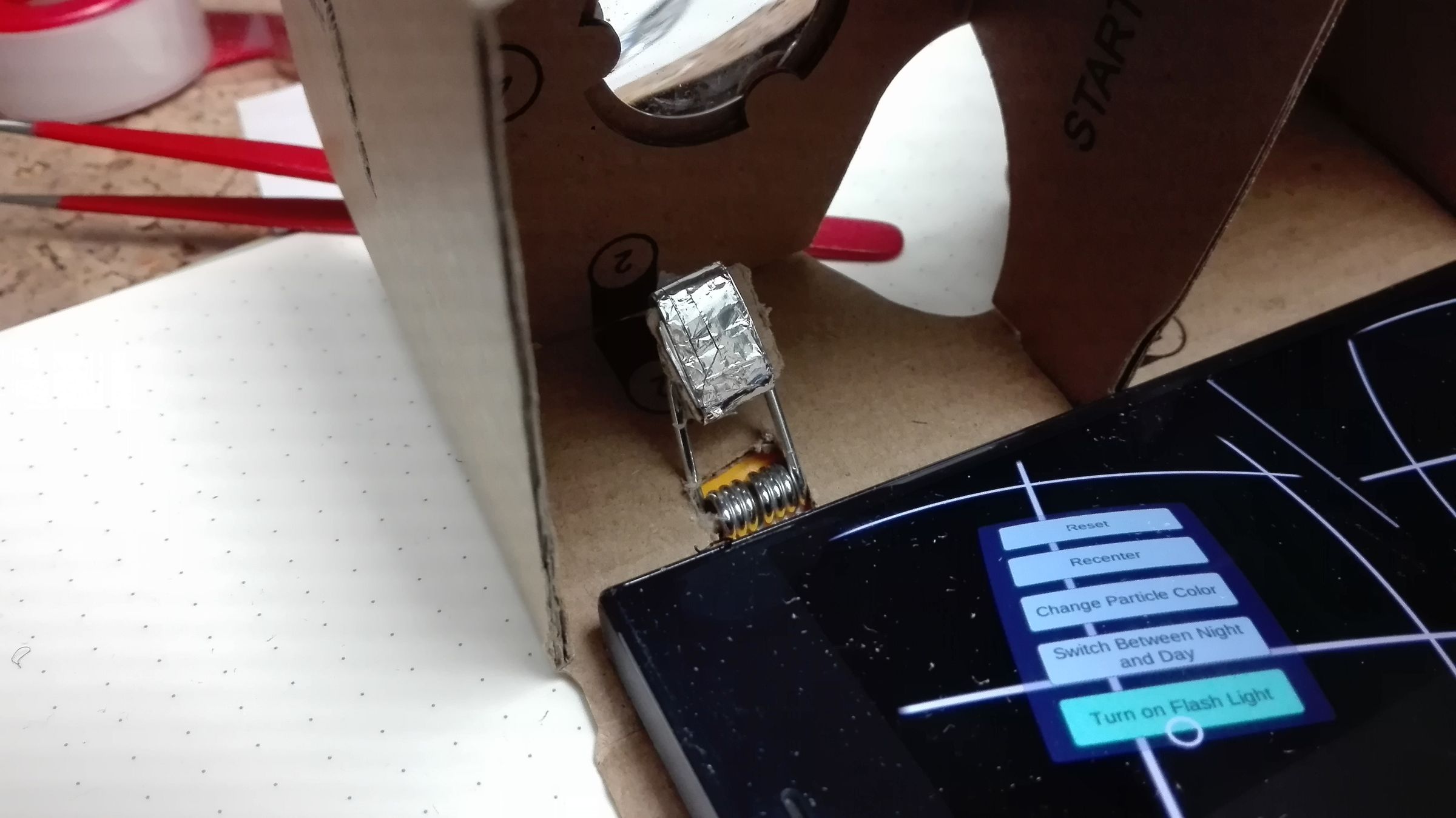 Quick and Dirty: Fixing Google Cardboard (V1) Button : 5 Steps ...