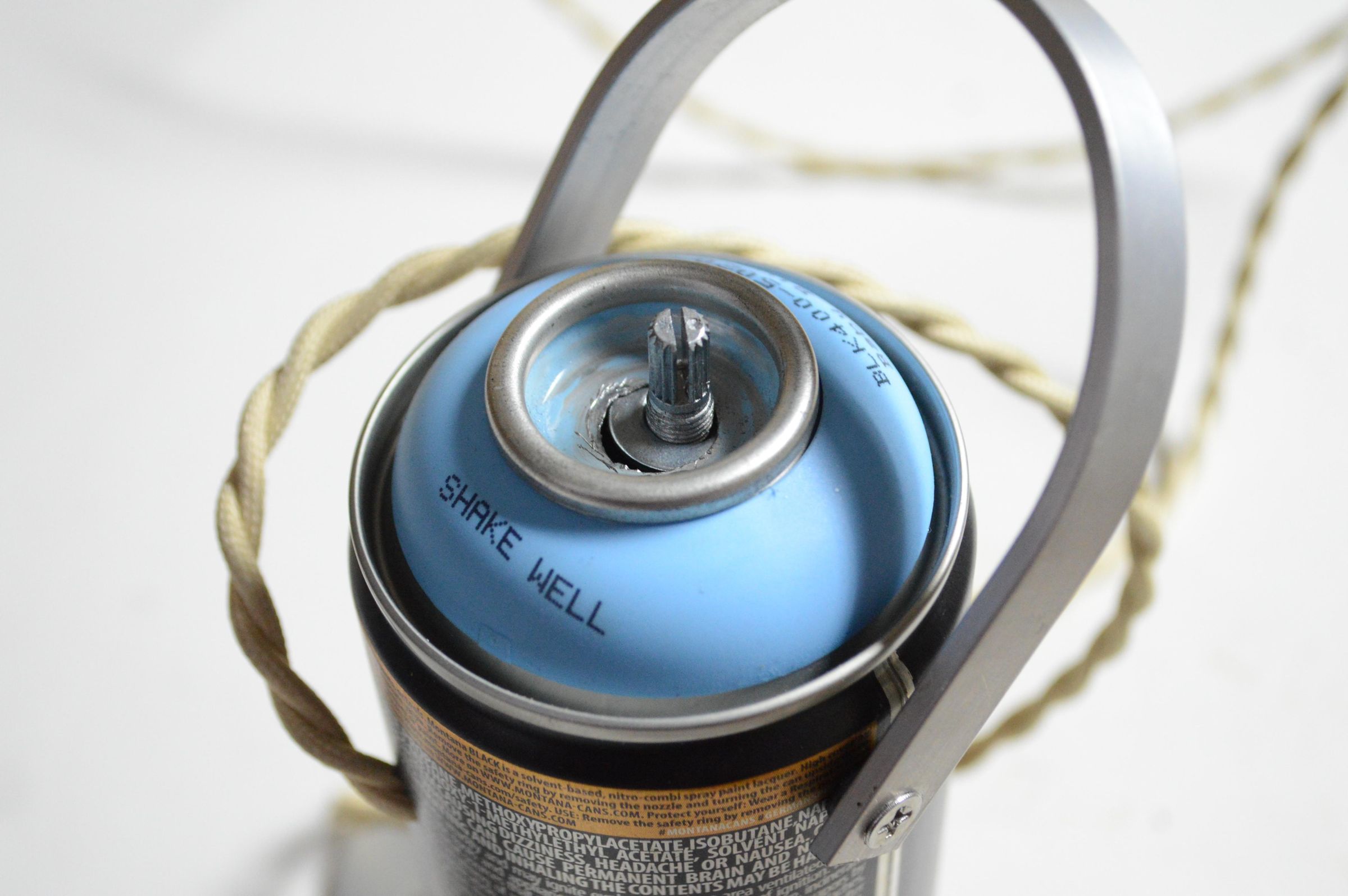 Lamp Made From a Paint Spray Can : 8 Steps (with Pictures) - Instructables