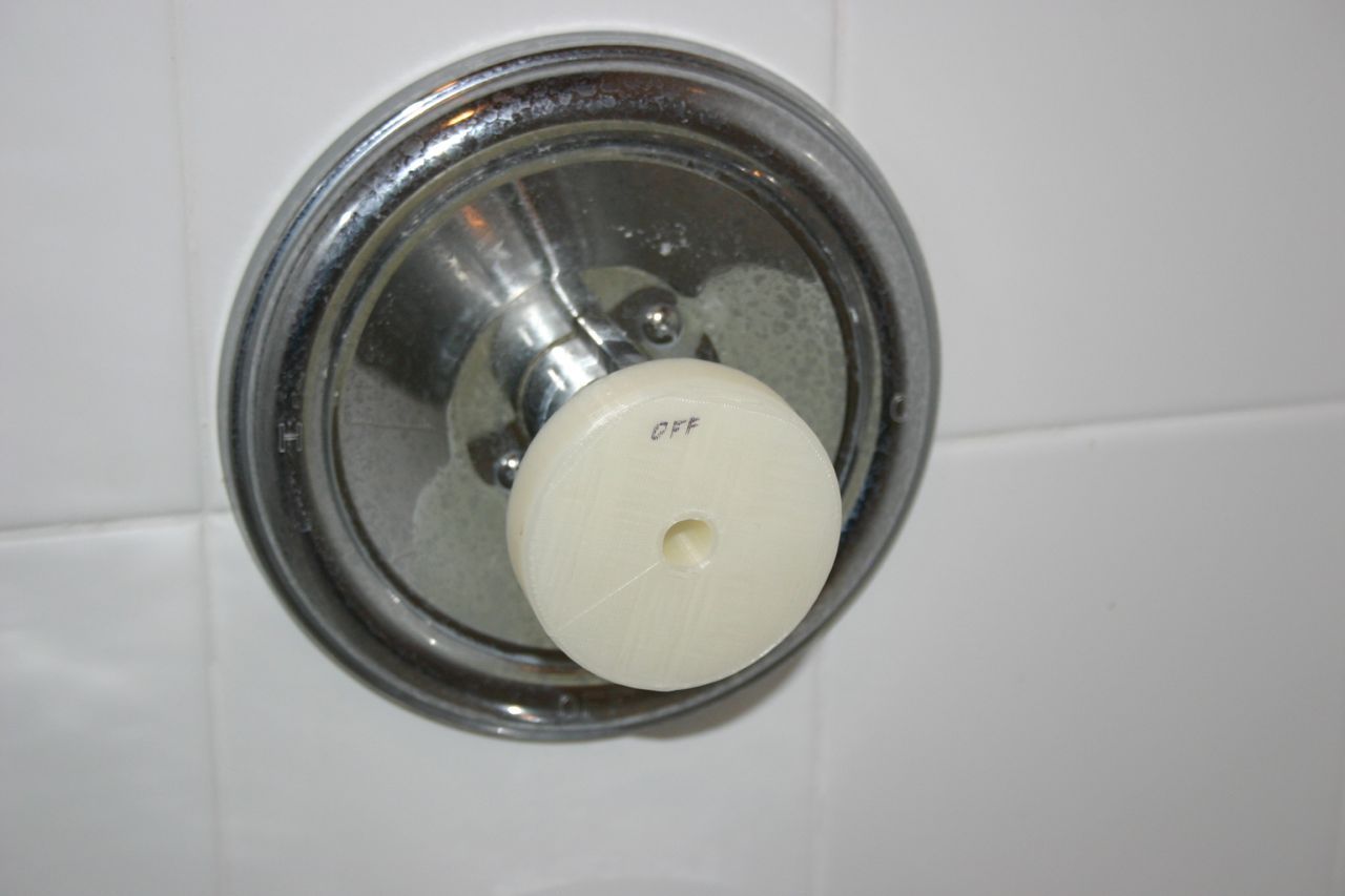 Printed Shower Knob : 5 Steps (with Pictures) - Instructables