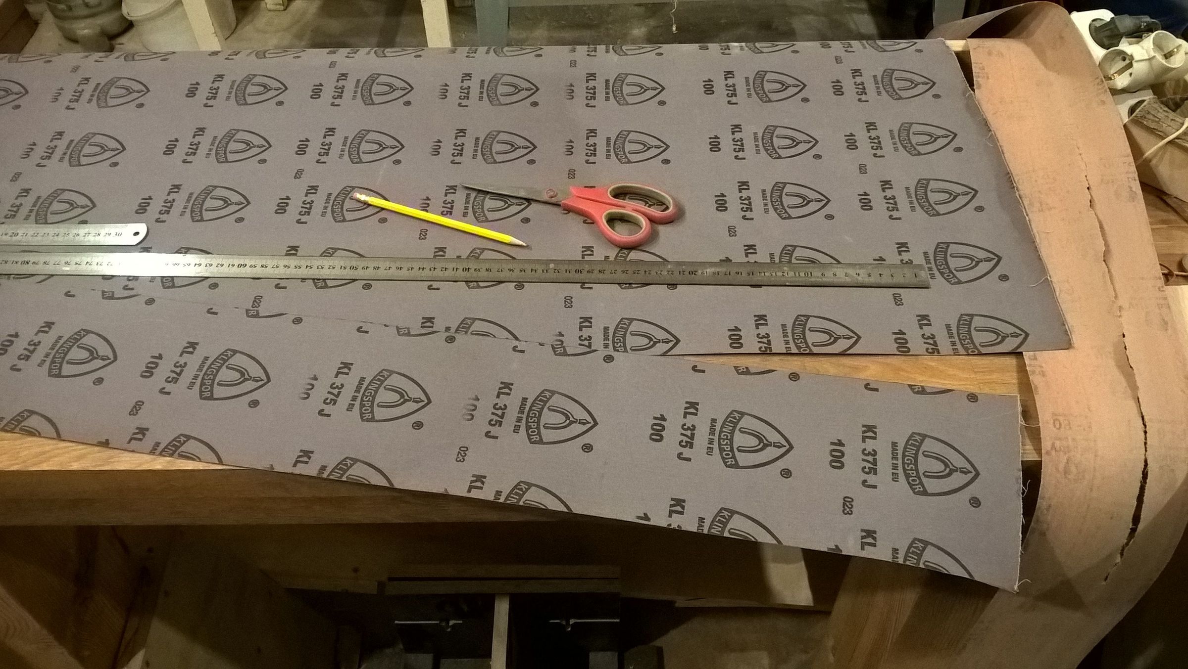 Make Your Own Sanding / Linisher Belts : 6 Steps (with Pictures ...