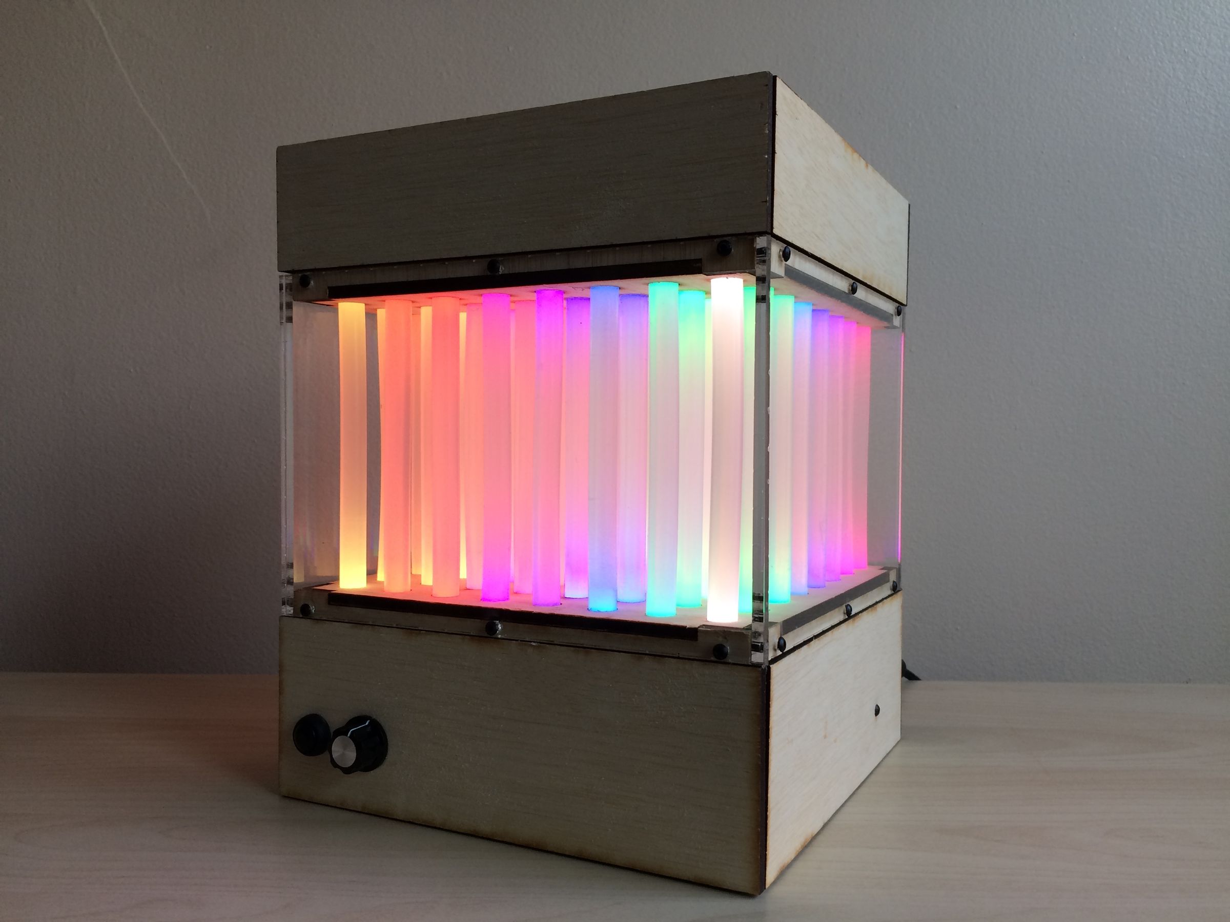 "Fiber Optic" LED Matrix : 9 Steps (with Pictures) - Instructables