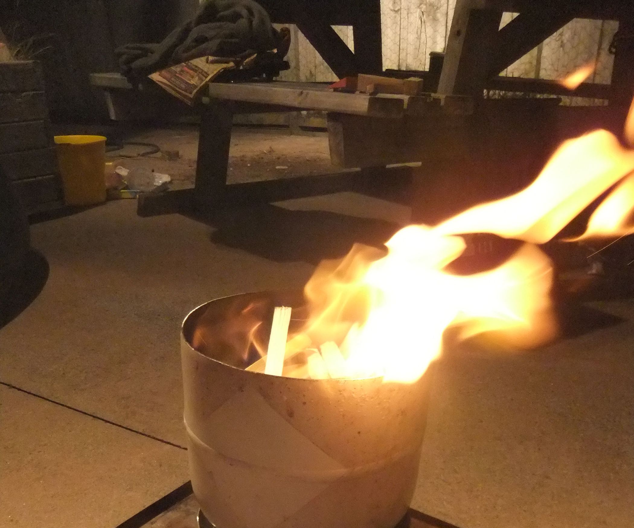Gas Bottle Fire Pit / Brazier / Barbeque Grill : 5 Steps - Instructables