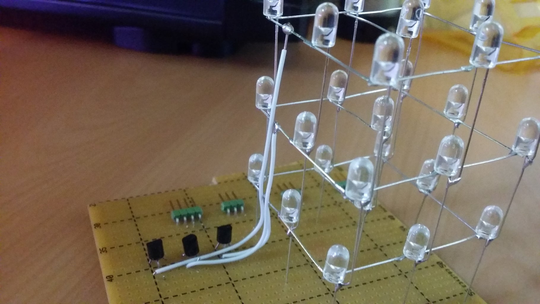 Diy 3x3x3 Led Cube For Arduino Nano 7 Steps With Pictures Instructables