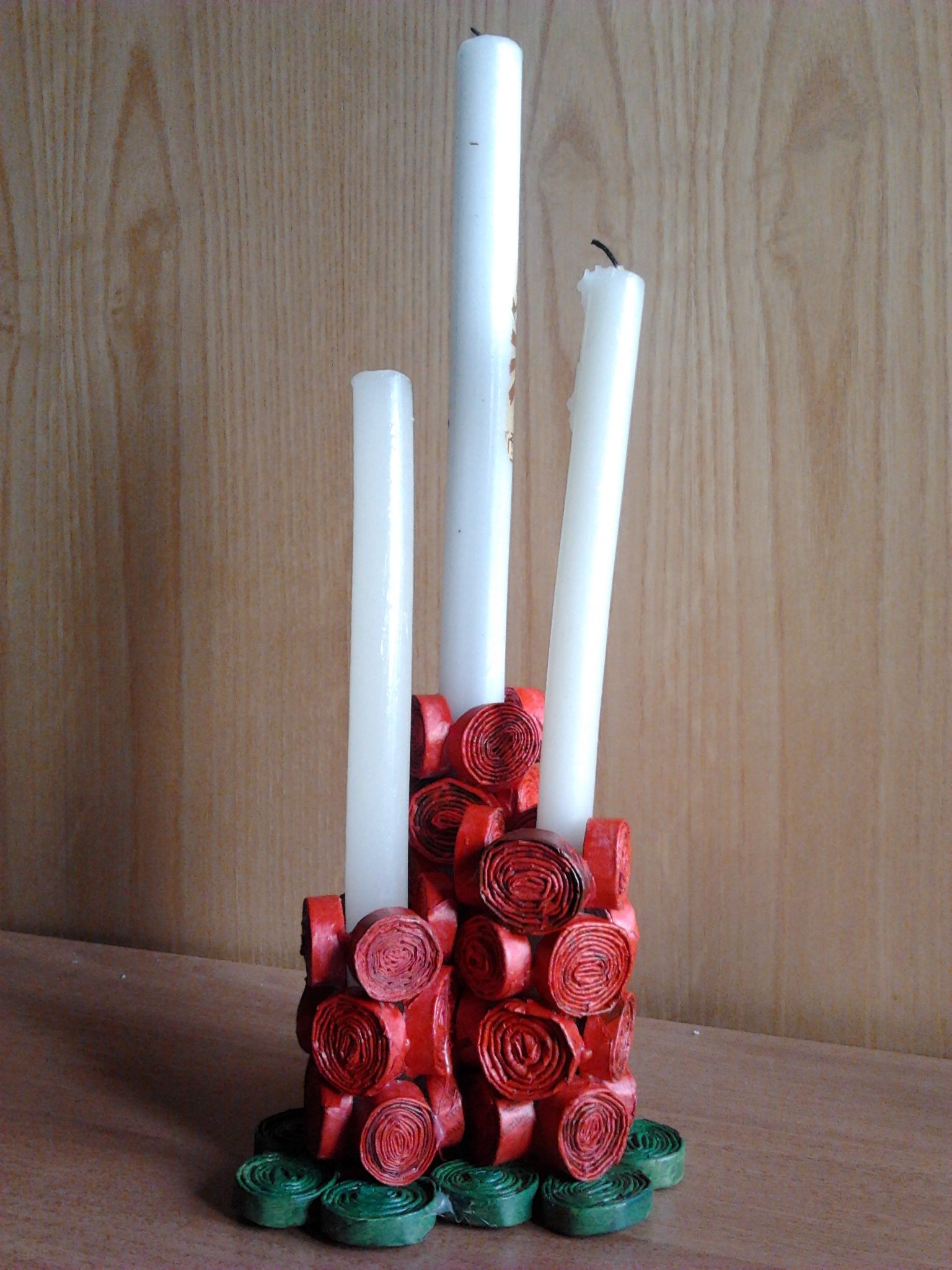 Diy Paper Candle Holders