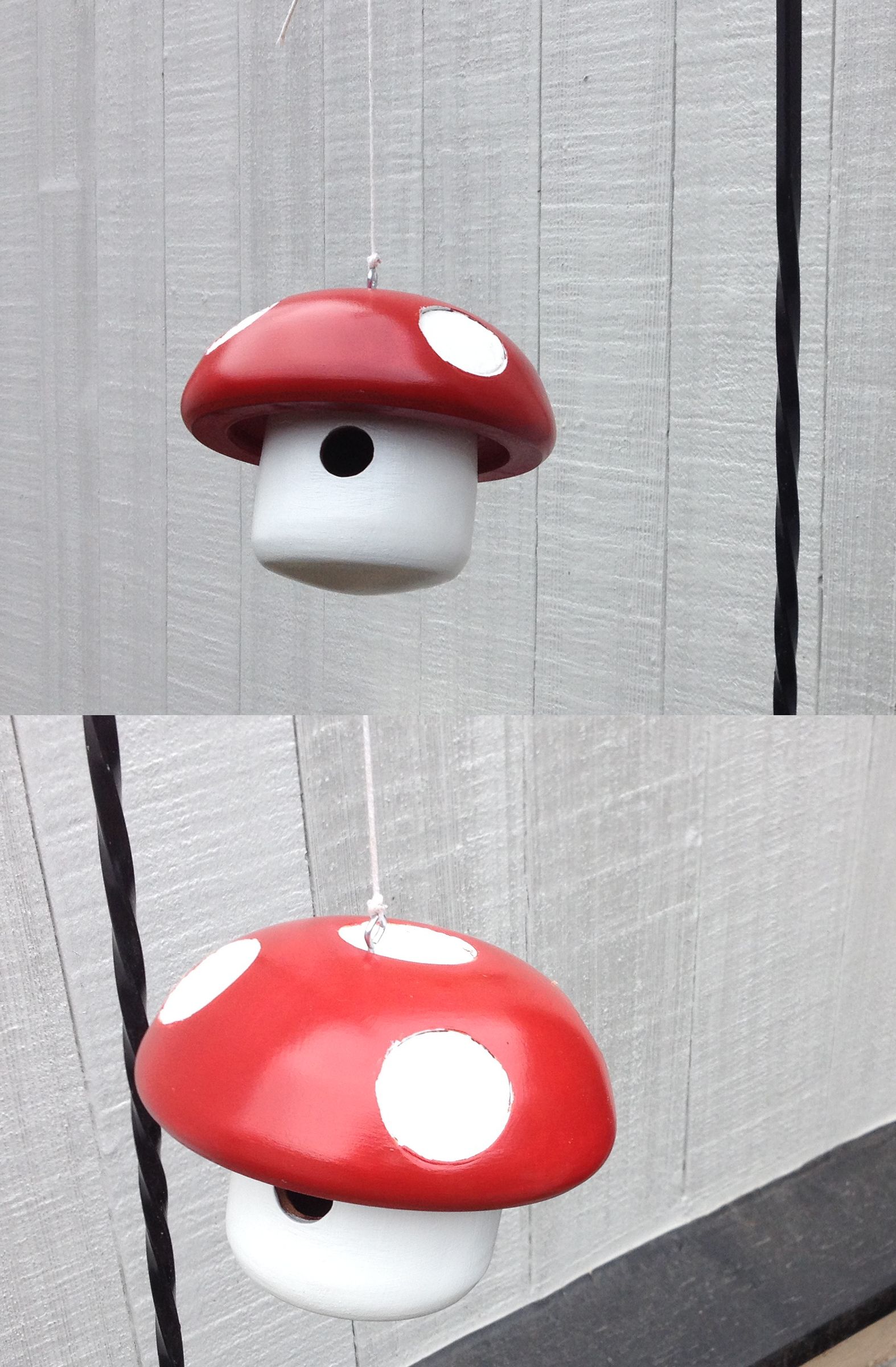 Super Mario Mushroom Birdhouse (with Pictures) - Instructables
