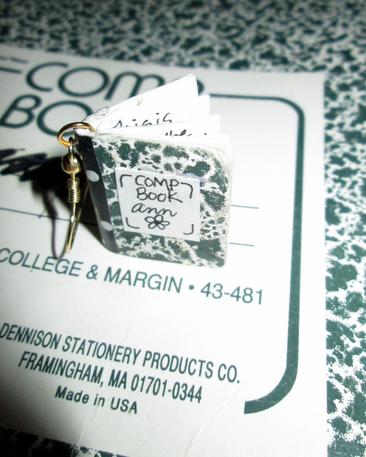 Book Earrings : 4 Steps (with Pictures) - Instructables