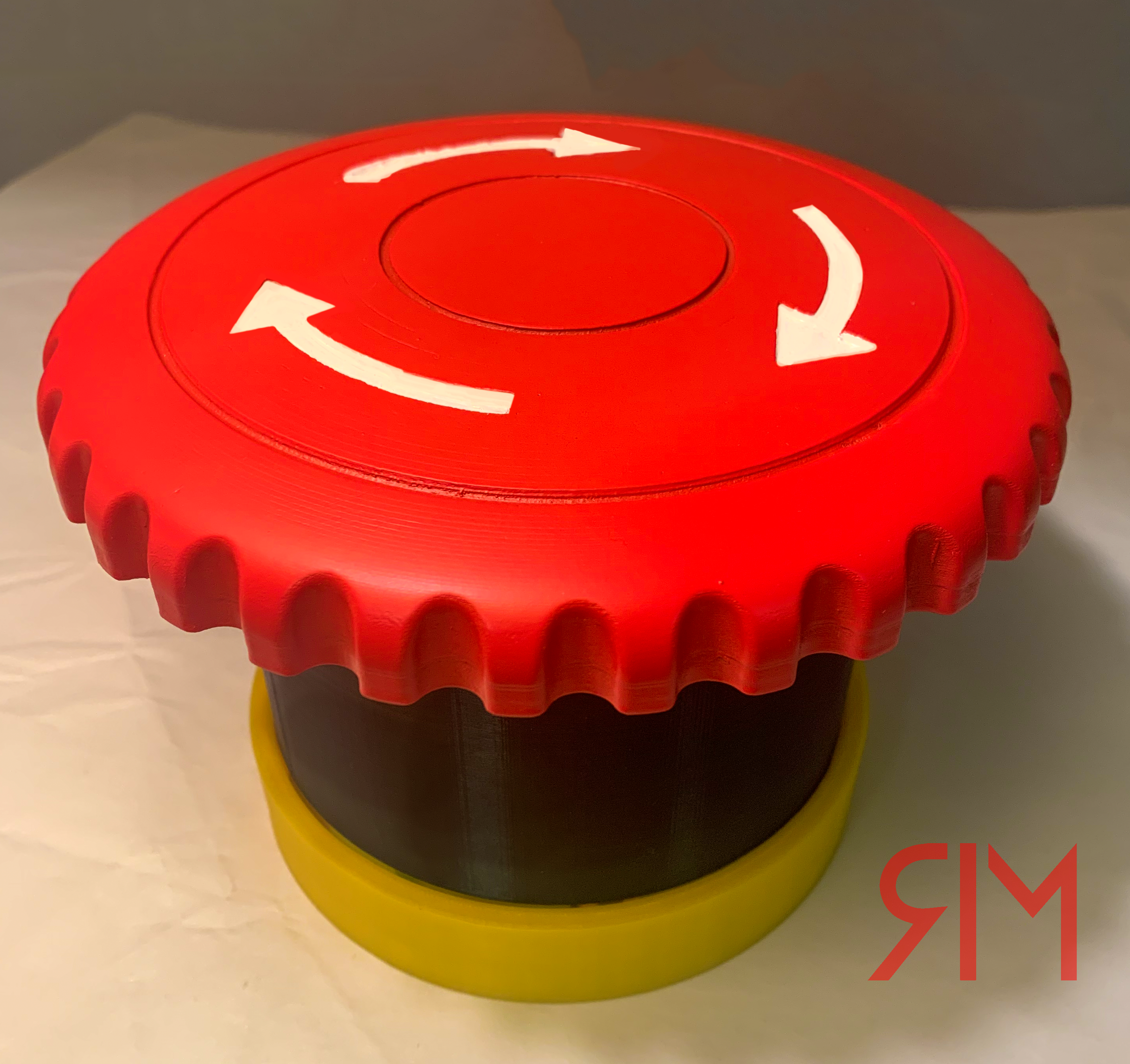 Giant Functioning Emergency Stop Button : 11 Steps (with Pictures ...