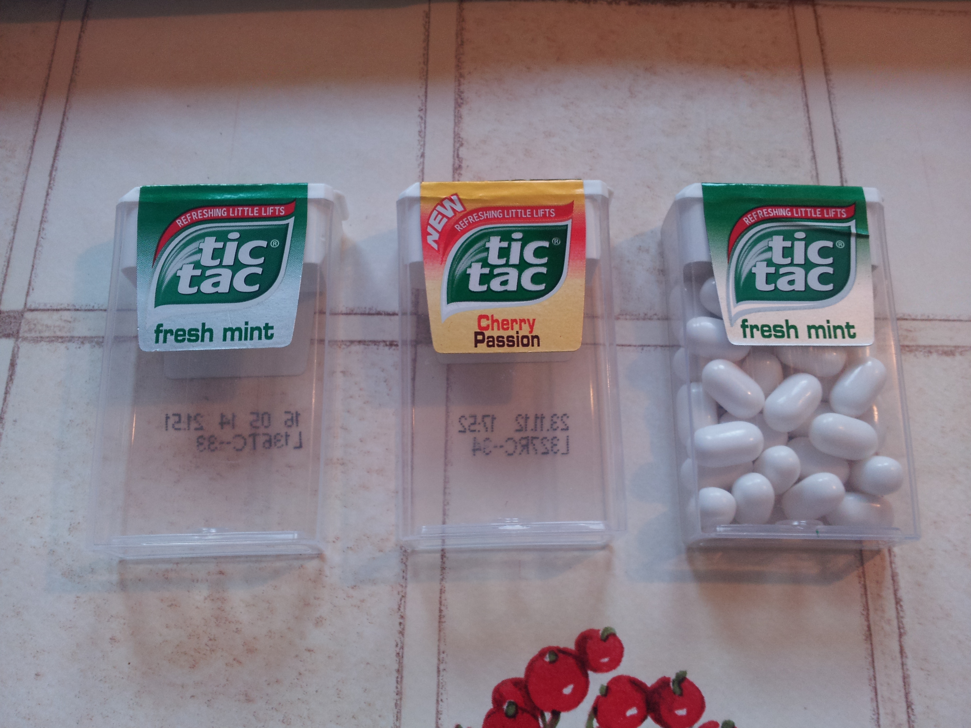 Tic Tac Box Size