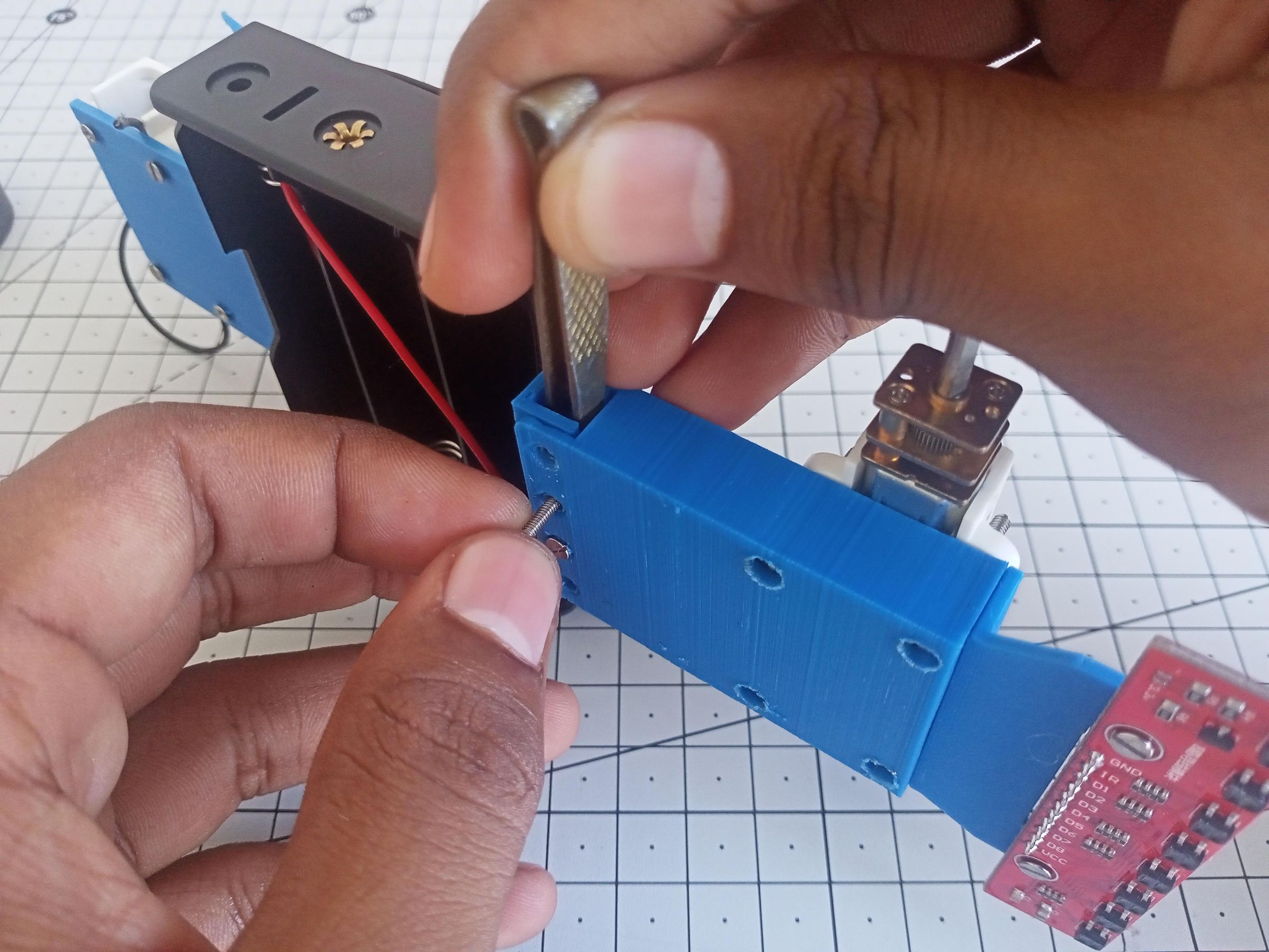 4 Wheel Drive Line Follower Robot : 37 Steps (with Pictures ...