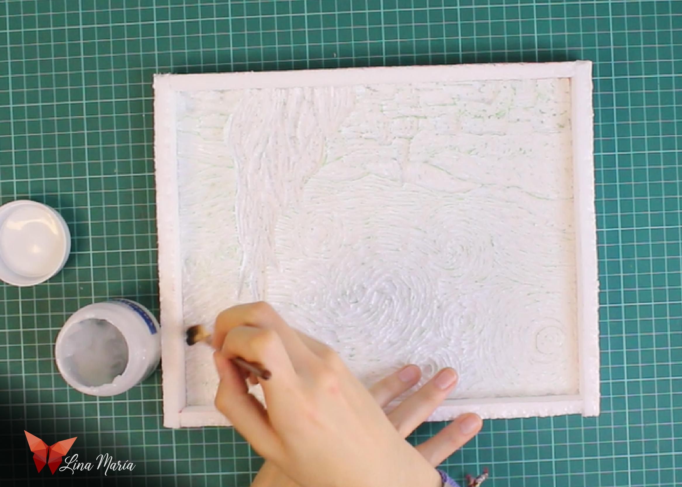 DIY Relief Painting - Starry Night : 25 Steps (with Pictures ...