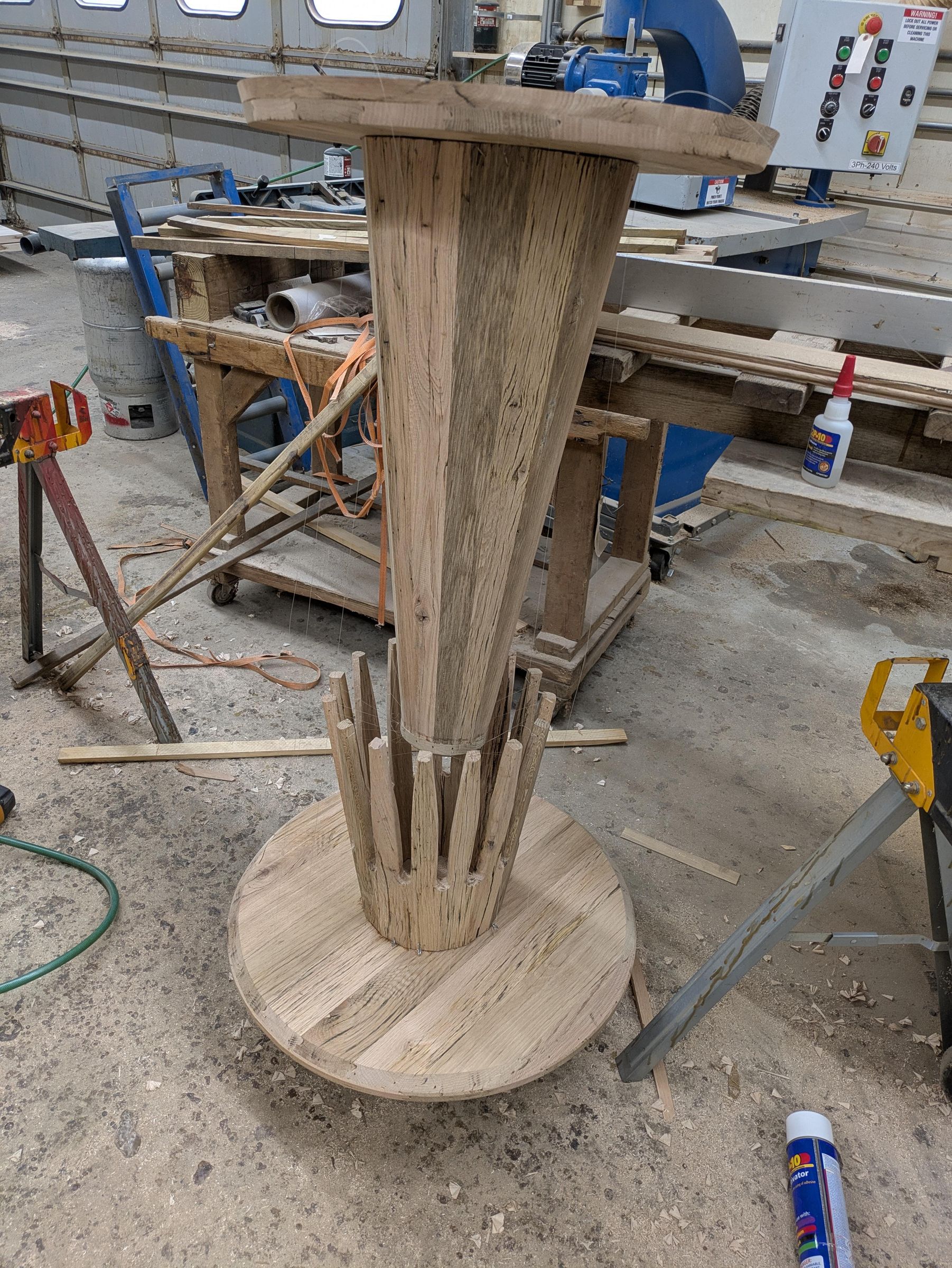 Conical Base Floating Table : 6 Steps - Instructables