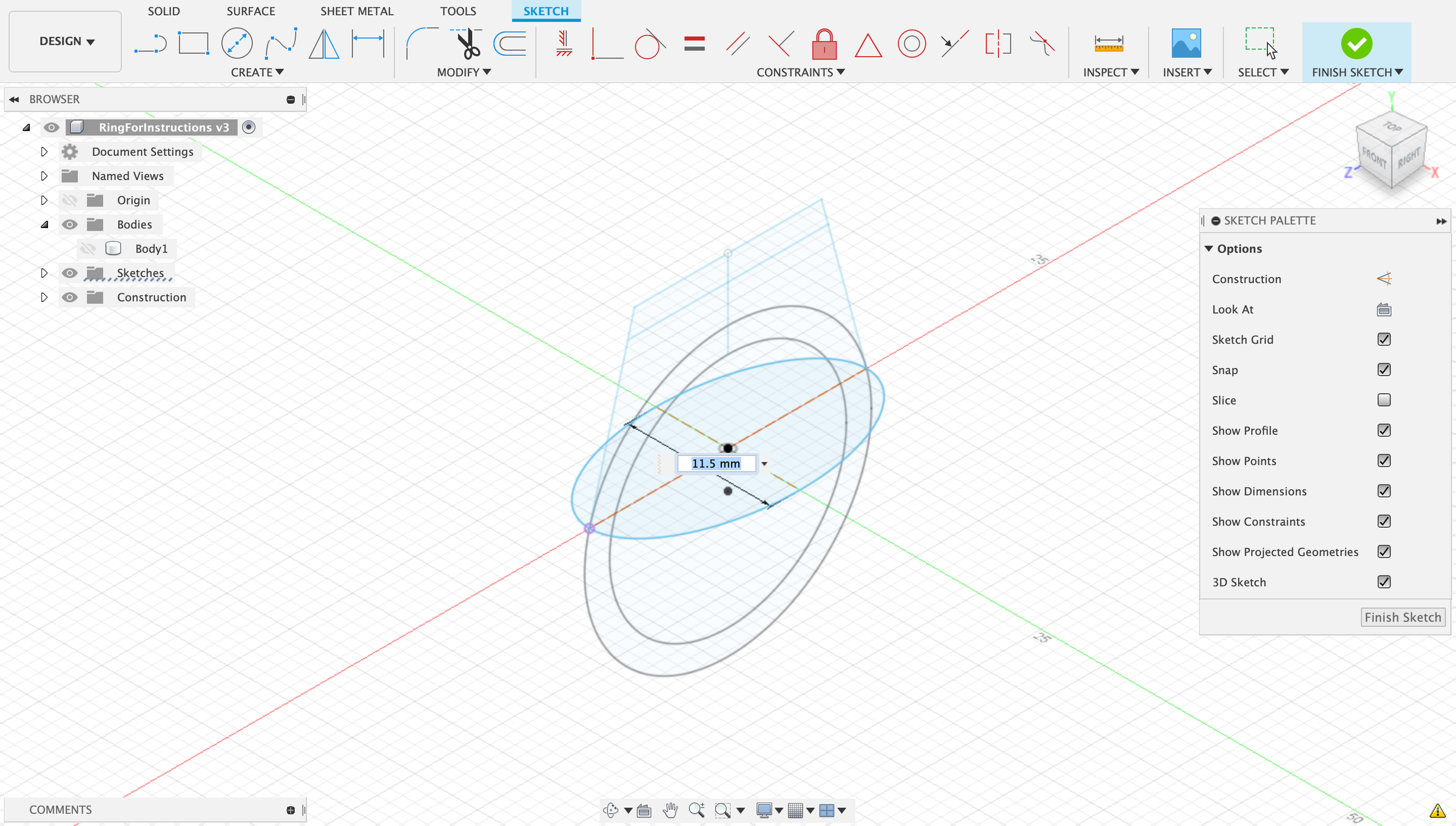 Bit Driver Ring (3D Printed, Wearable Hex Bit Driver) : 12 Steps (with ...