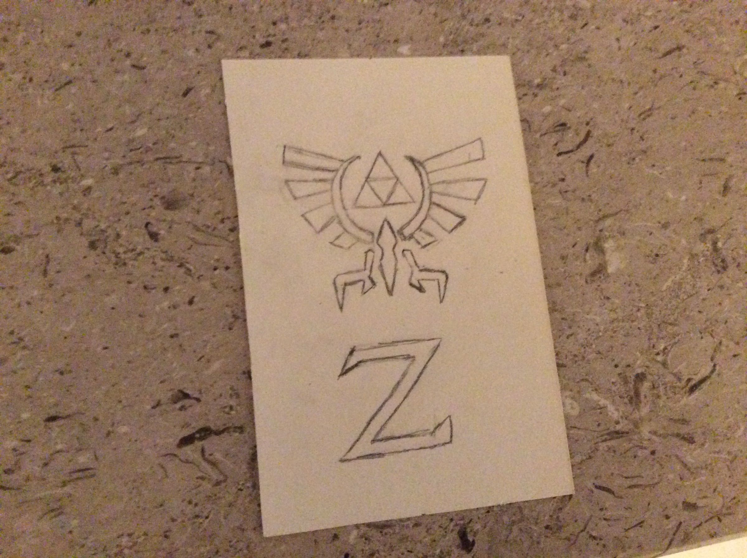 Zelda Spray Art - Small : 6 Steps - Instructables