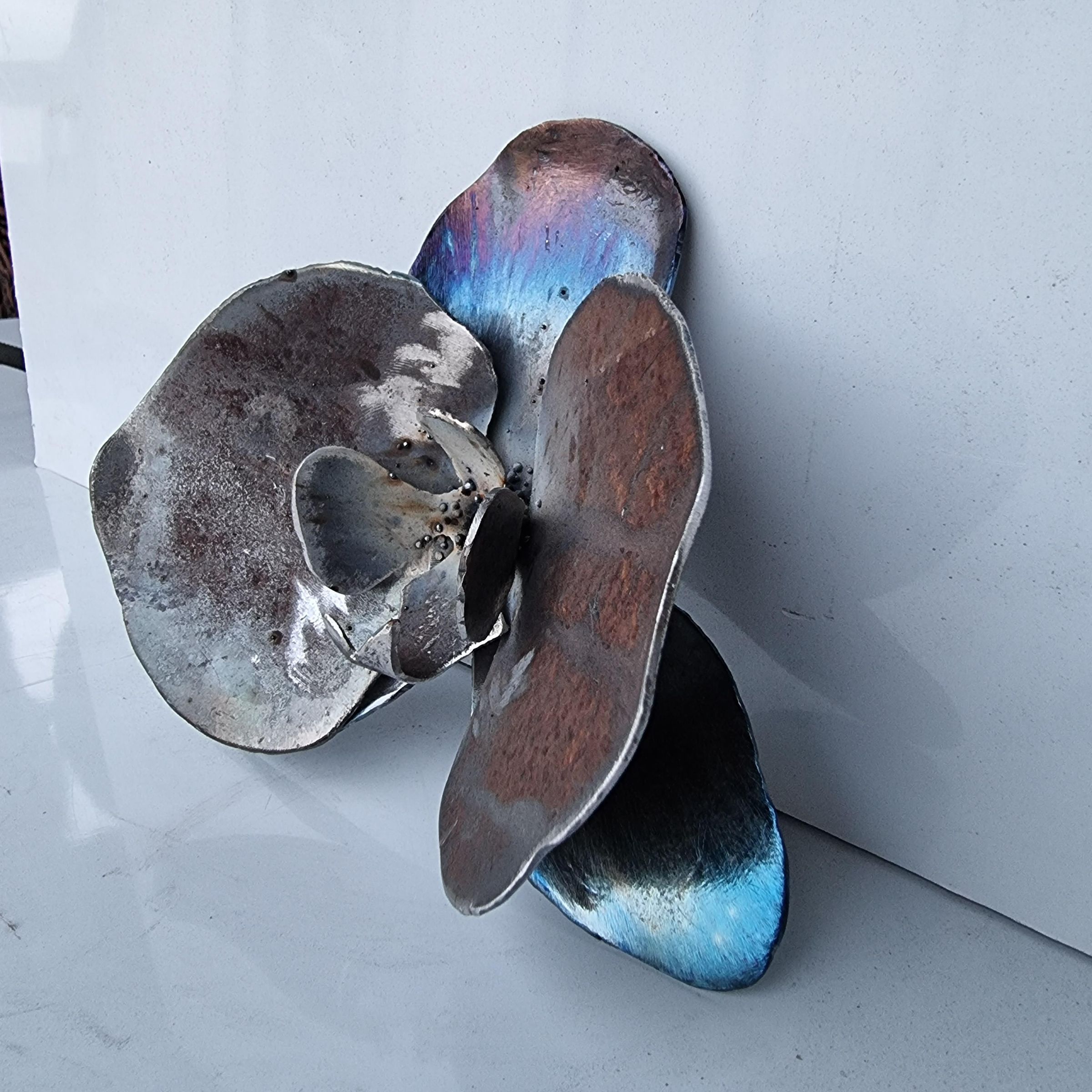 Orchid Made From Sheet Metal - Steel Garden Art Sculpture : 6 Steps ...