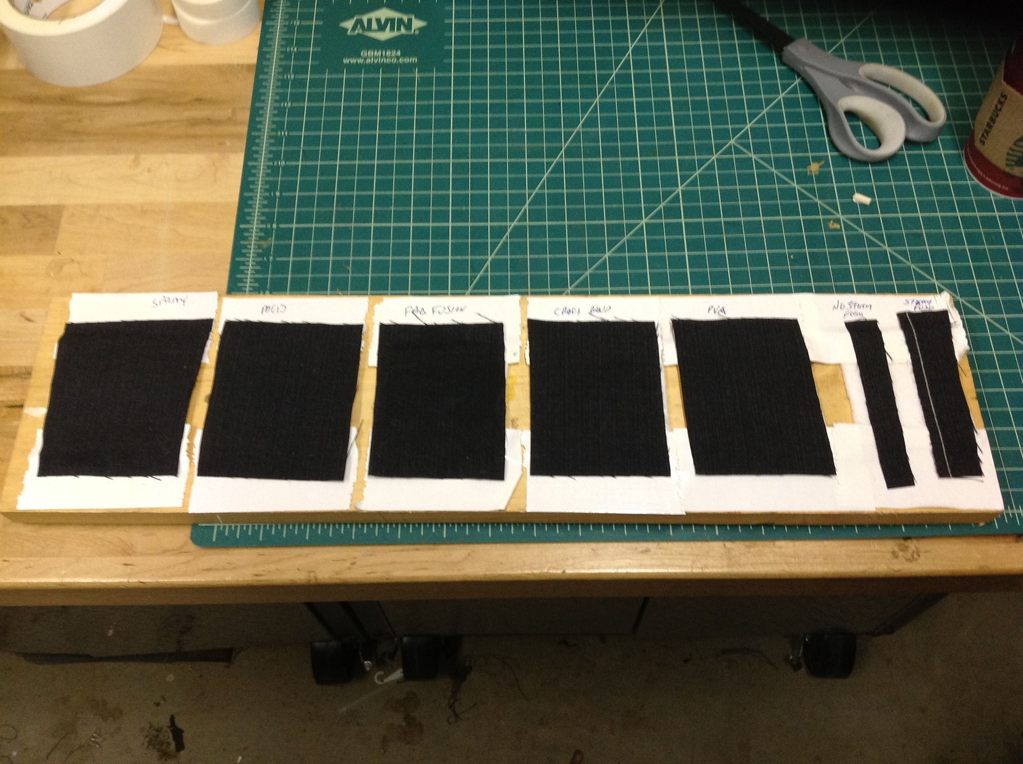 Fosshape, Fabric, and Glue Testing - Instructables