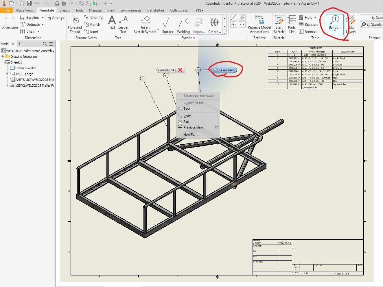 Overview: Autodesk Inventor Frame Generator Trailer : 29 Steps ...