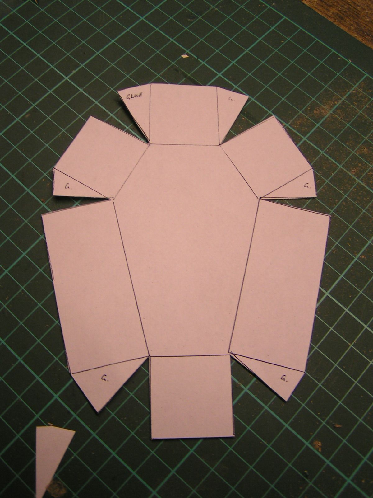 Small Papercraft Coffin and Headstone Desk Ornament. : 4 Steps ...