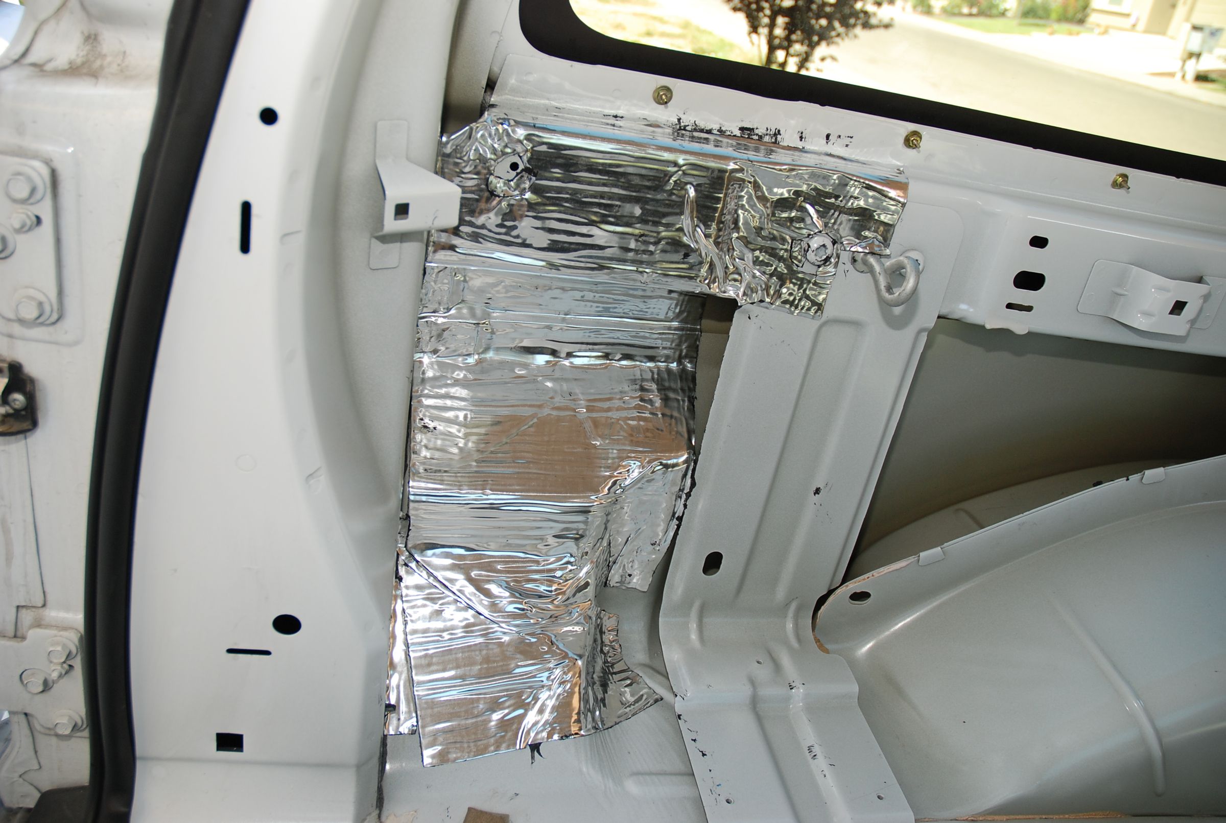 Auto Sound Deadening - Part II - More Matting and Using Expanding Foam ...