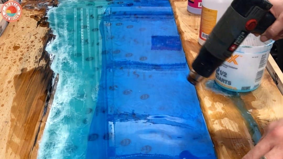 How to Make Epoxy Resin Ocean Art With Waves : 14 Steps (with Pictures ...