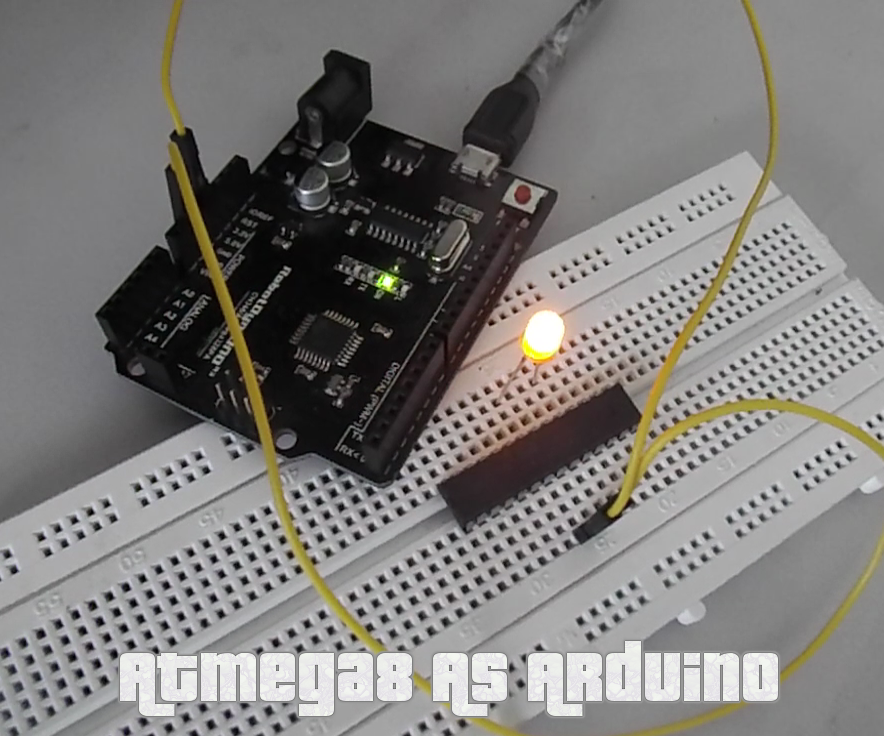 Atmega8 As Arduino Using Internal 8mhz Crystal 7 Steps With