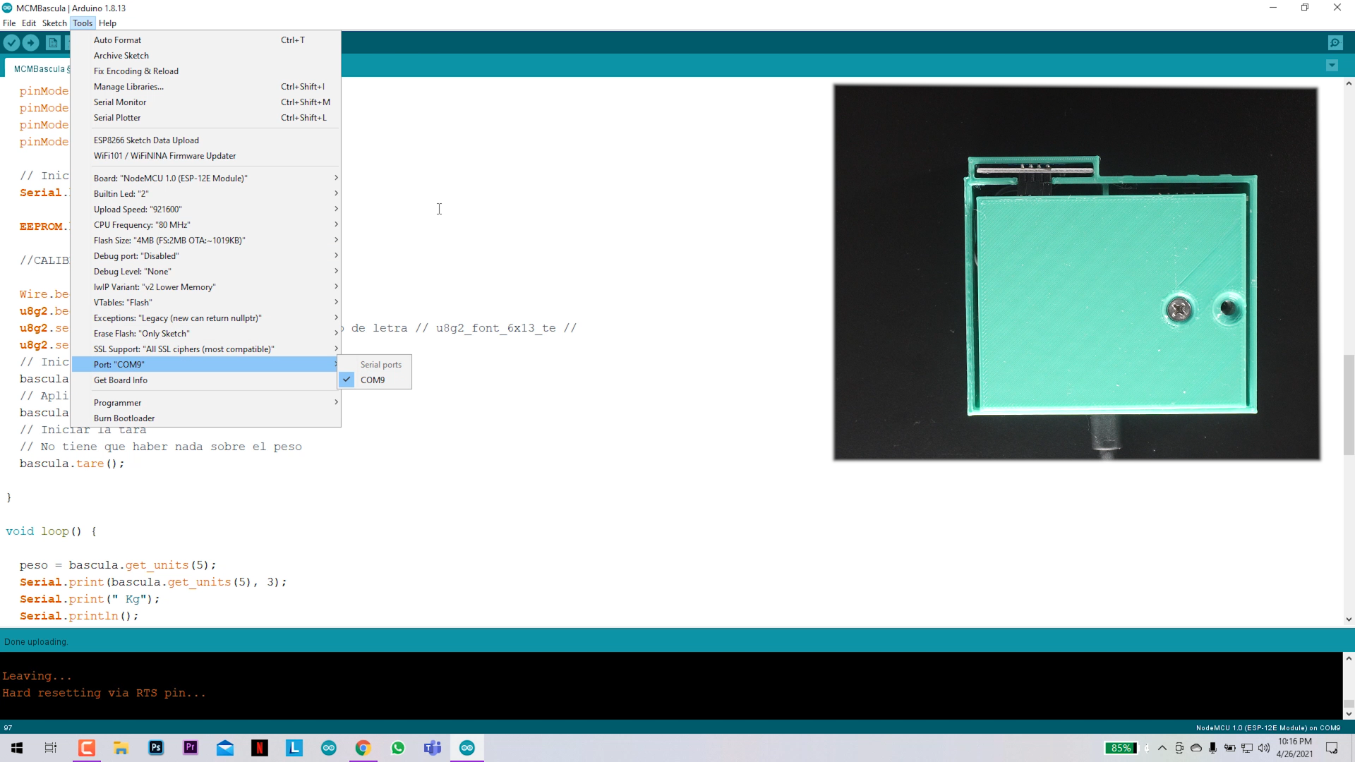 DIY Arduino Smart Digital Scale | ESP8266 + HX711 : 10 Steps (with ...