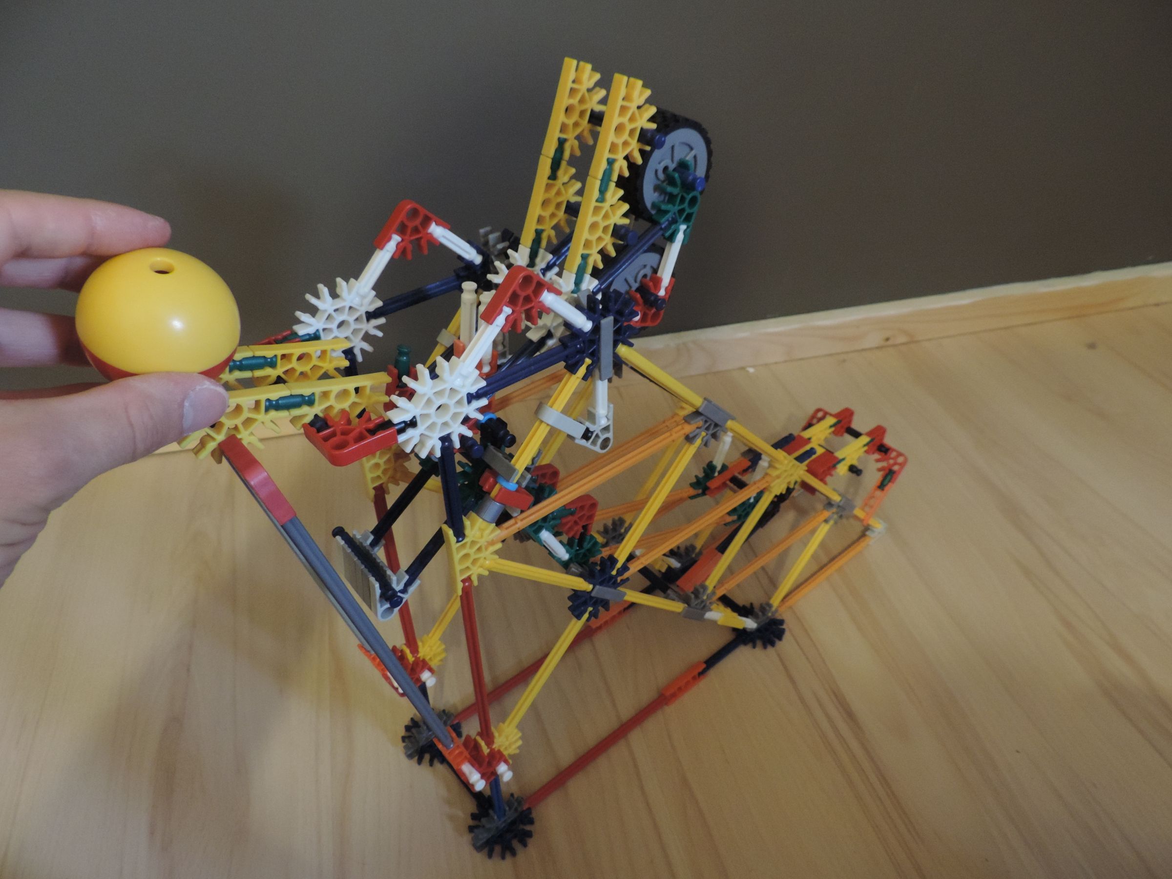 Knex Ball Machine Element: Trigger Arm : 7 Steps - Instructables