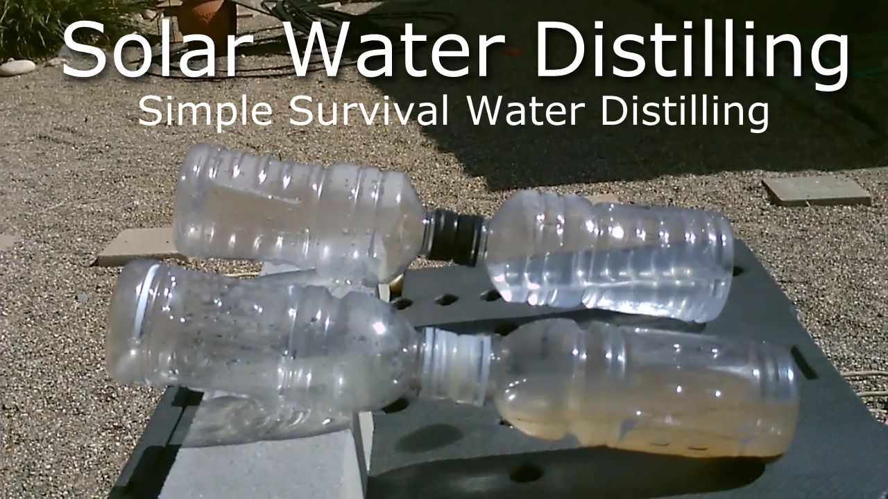 DIY Solar Water Distiller! - Simple Solar Water Distilling - Easy DIY ...
