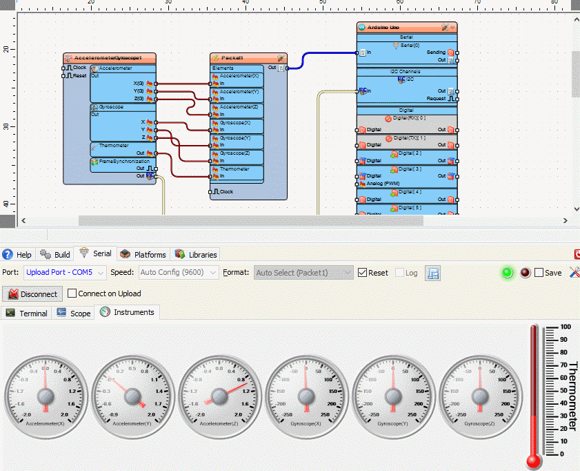 Arduino Nano: Accelerometer Gyroscope Compass MPU9250 I2C Sensor With ...