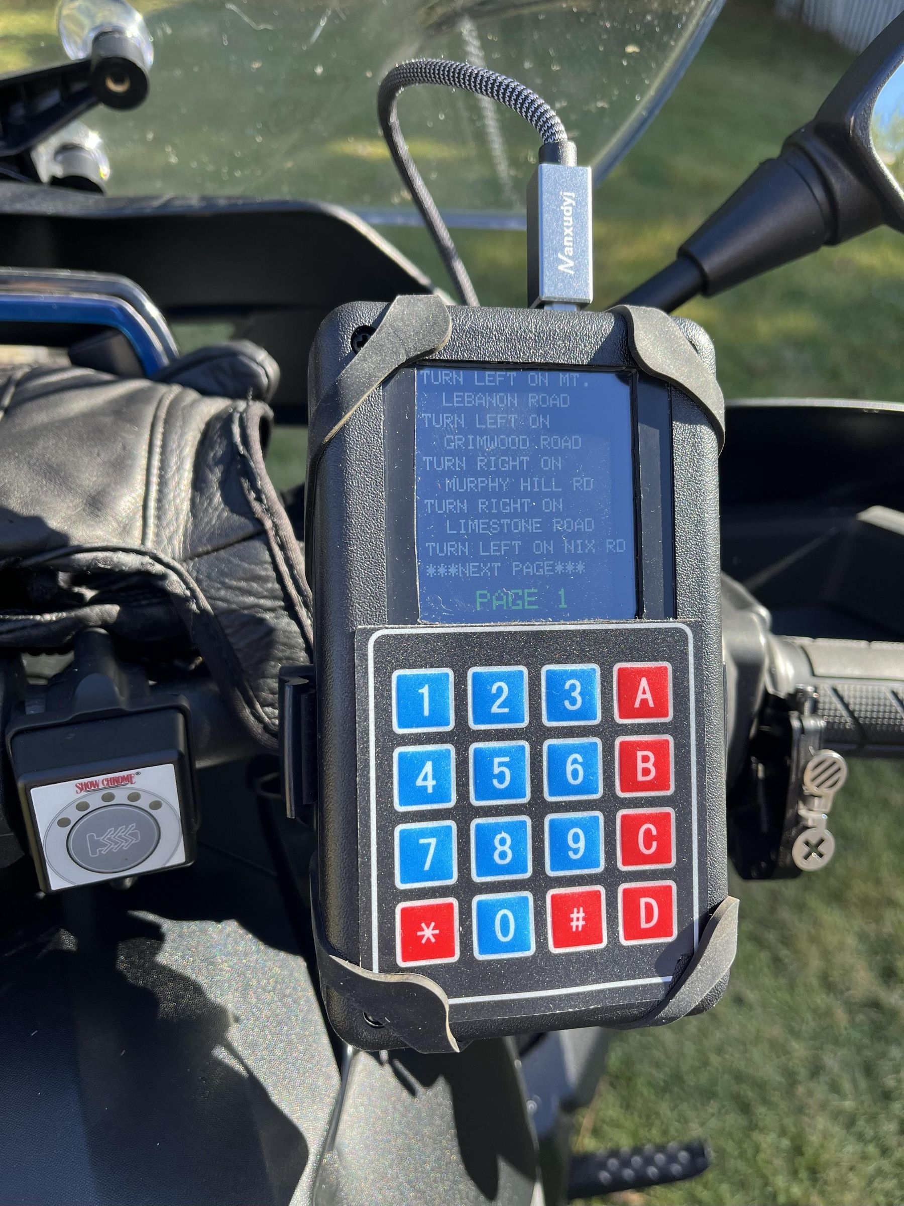 Arduino TFT Display for Motorcycle Riding Directions and Notes : 7 ...