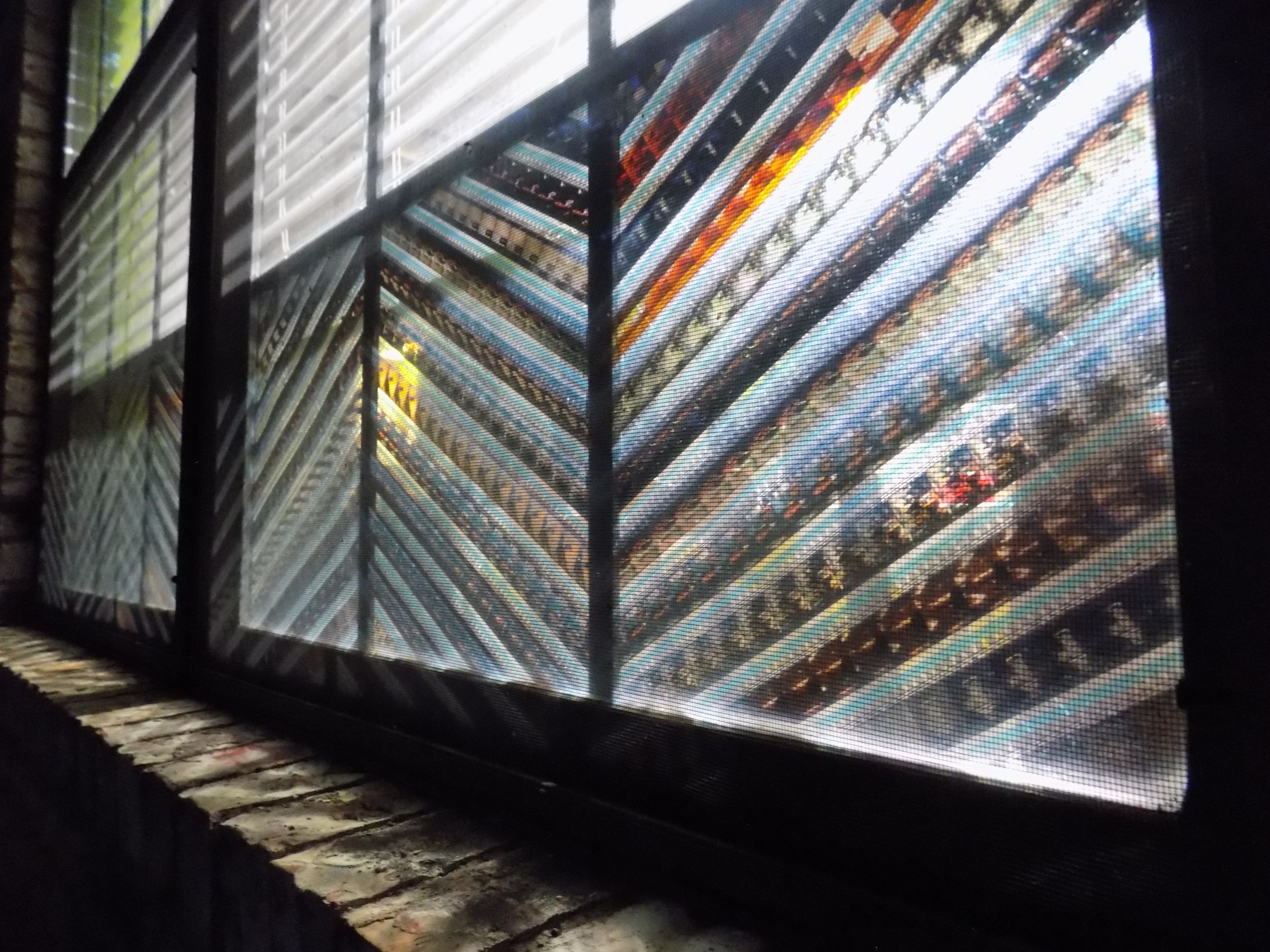 Herringbone Film Strip Window Treatment : 6 Steps (with Pictures ...