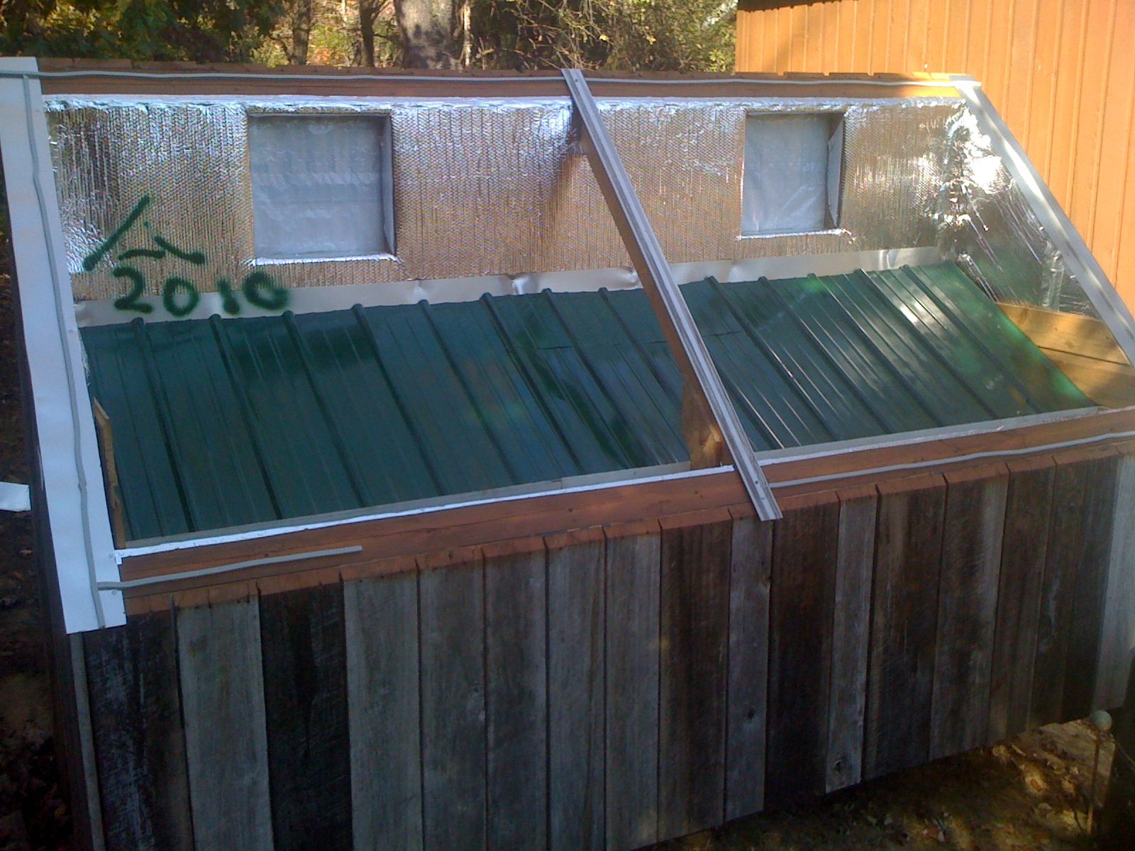 Solar Kiln - With Solar Panel and Revised for Correct Air Circulation ...