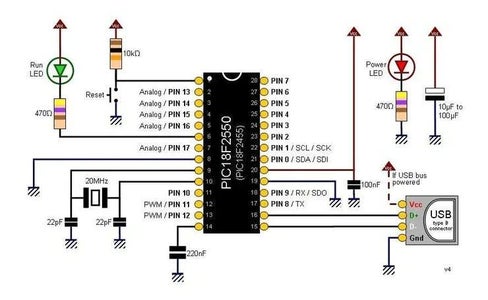 Pinguino Pic18F2550 : 10 Steps - Instructables