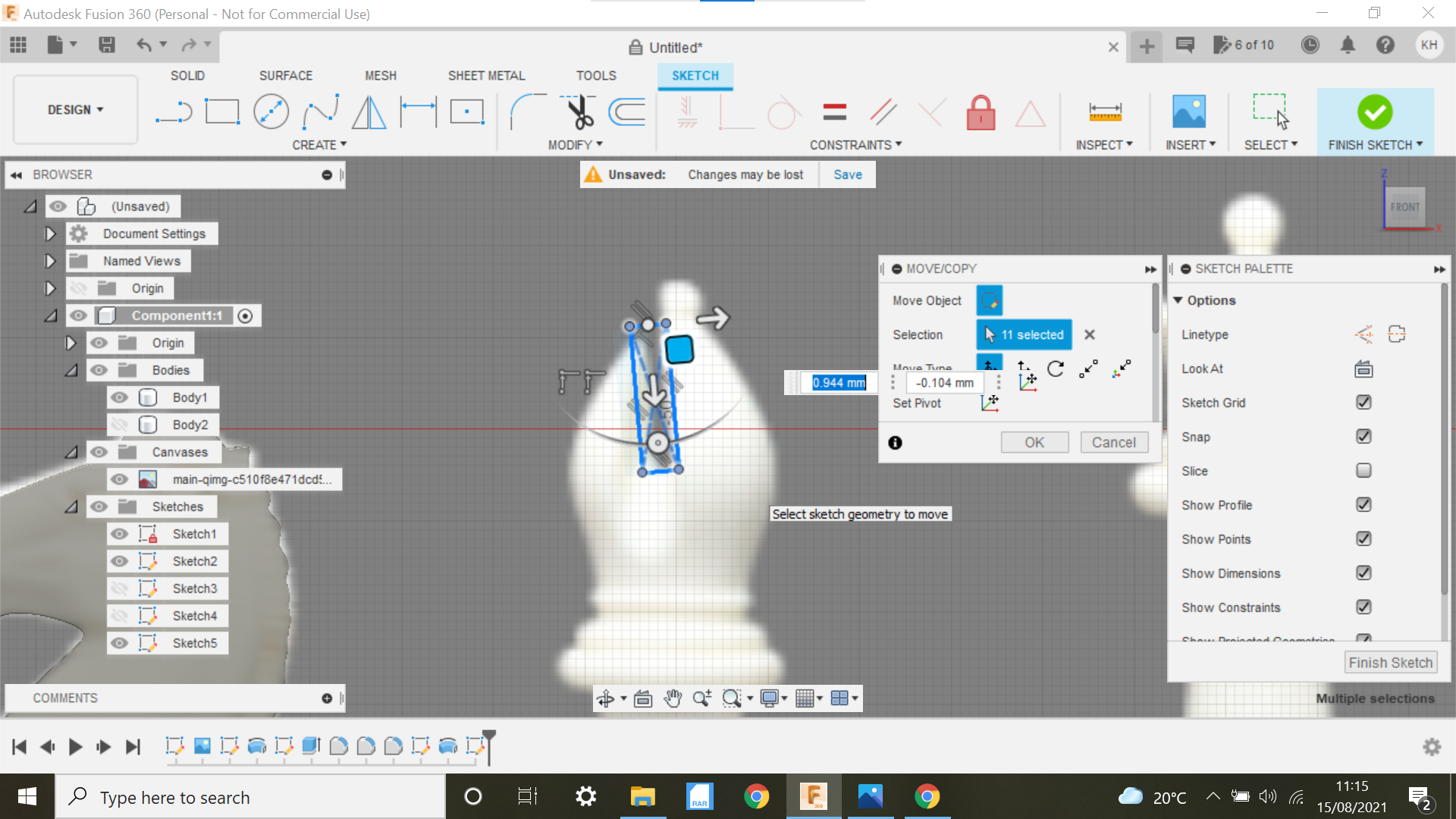 Chess Pieces 3D Printed Designed With Fusion 360 : 4 Steps (with ...