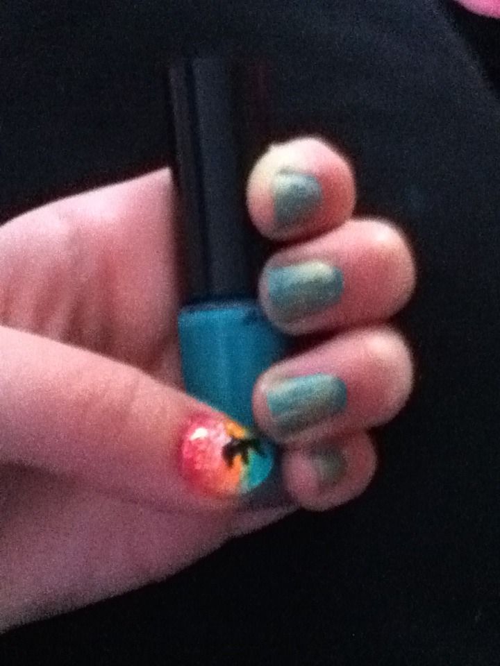 Sunset and Dolphin Manicure : 5 Steps - Instructables