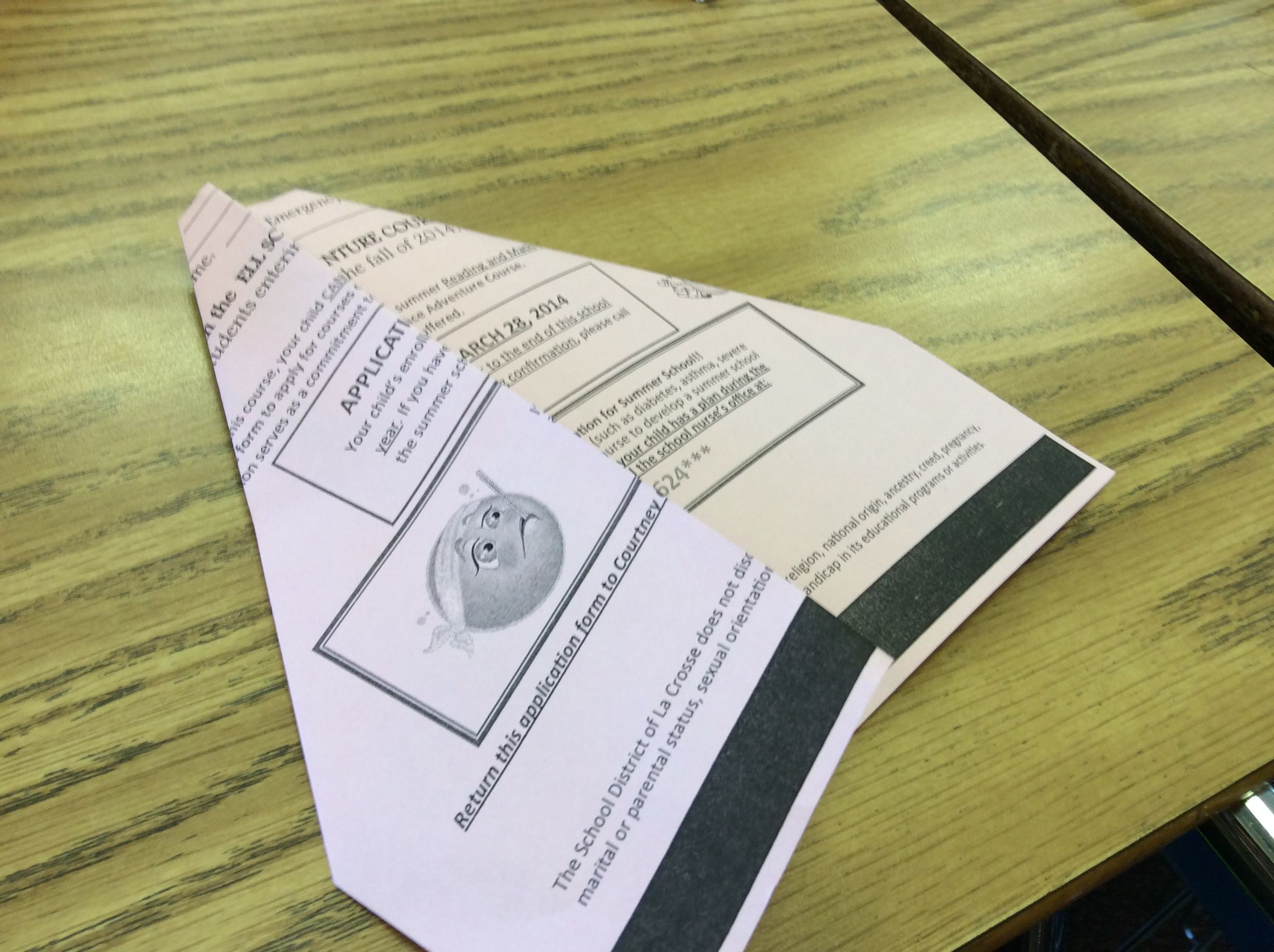 Nakamura Lock Paper Airplane : 6 Steps - Instructables