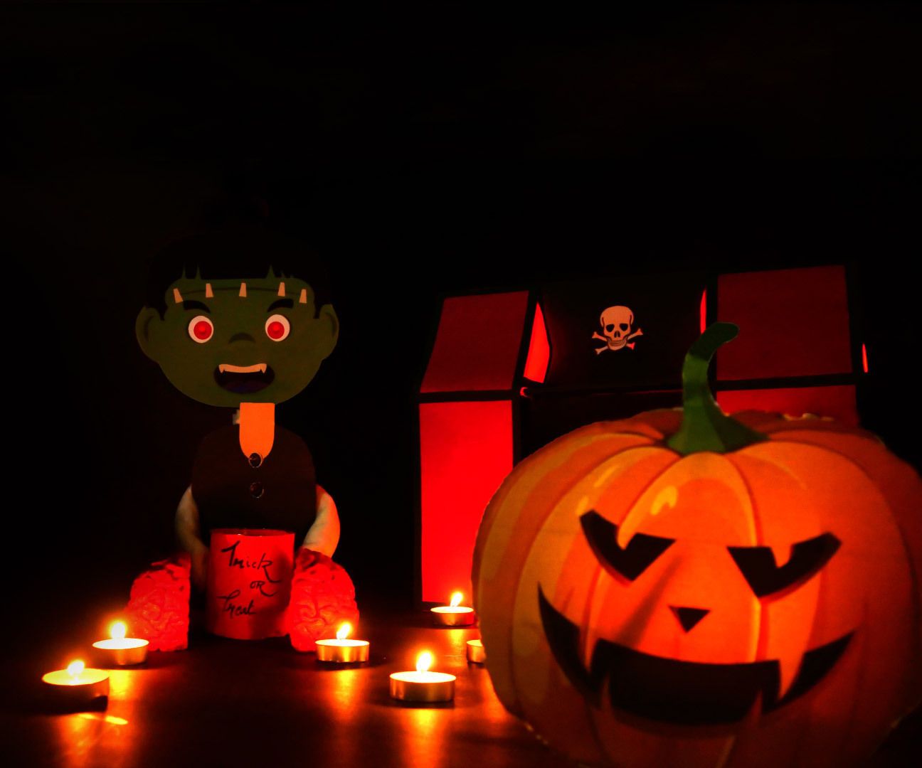 DIY Creepy Frankenstein Halloween Doll - Trick or Treat Halloween Prank ...