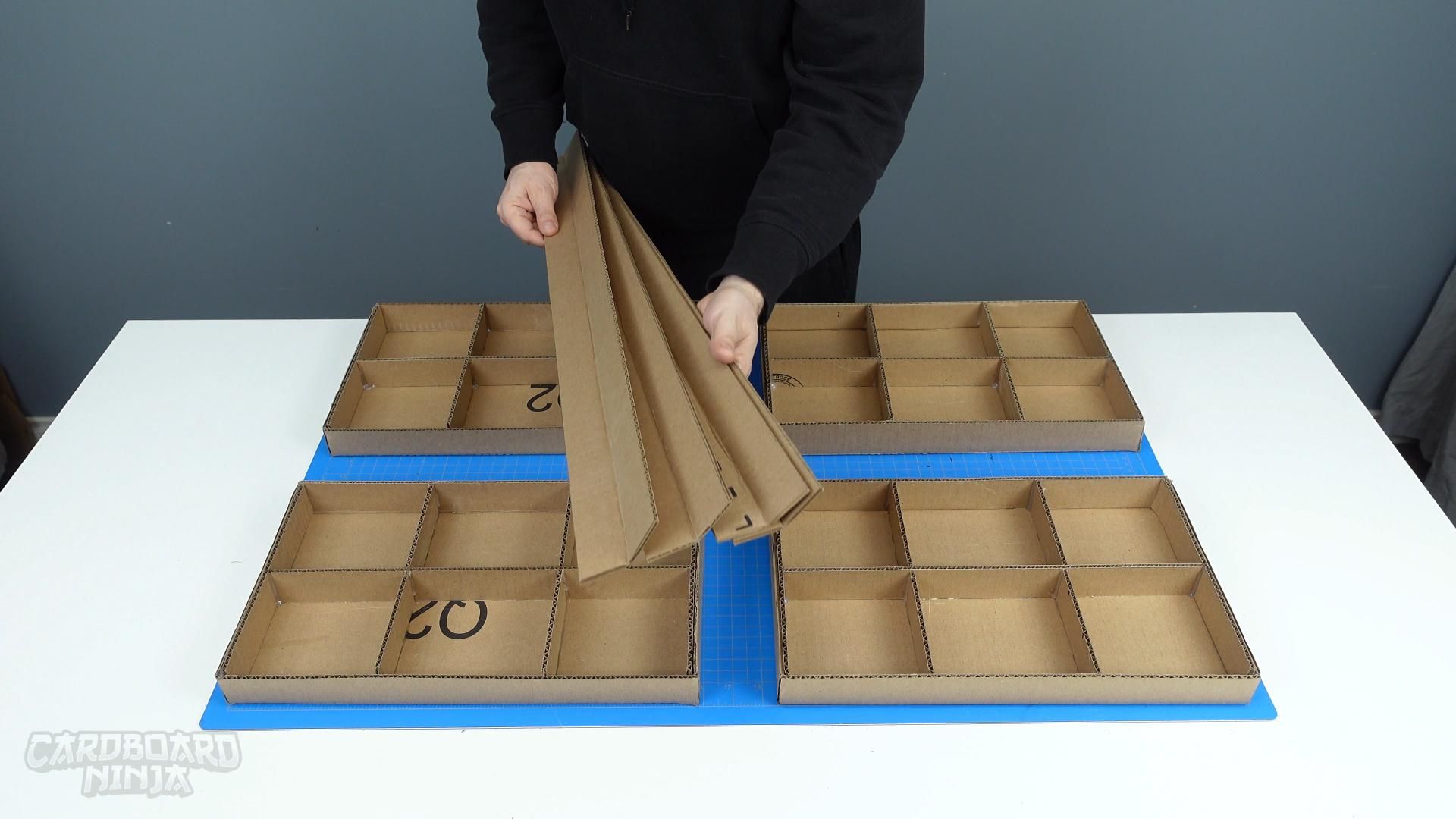 Cardboard Storage Shelf From Single Box : 10 Steps (with Pictures ...