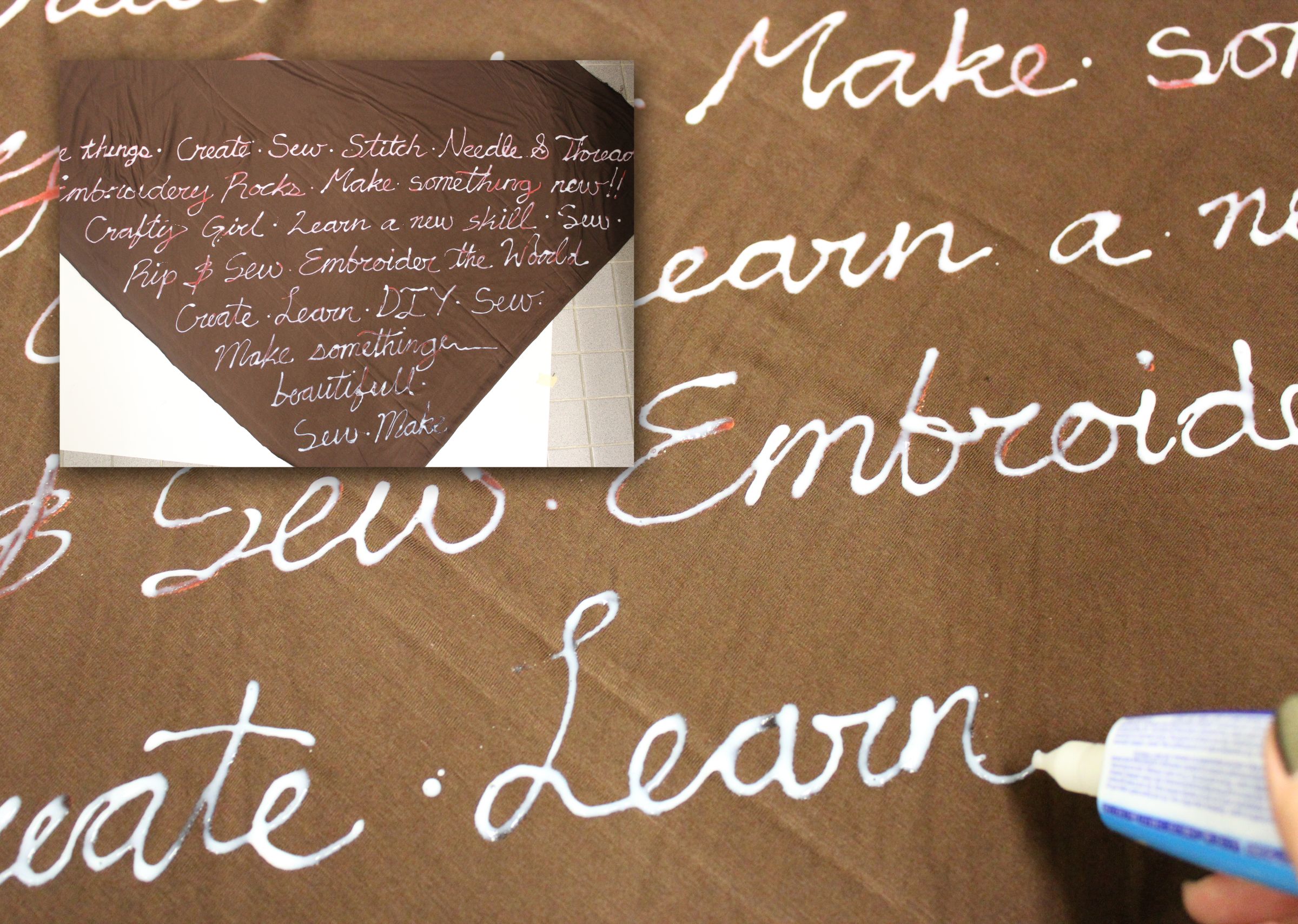 No Sew Script Scarf : 10 Steps (with Pictures) - Instructables