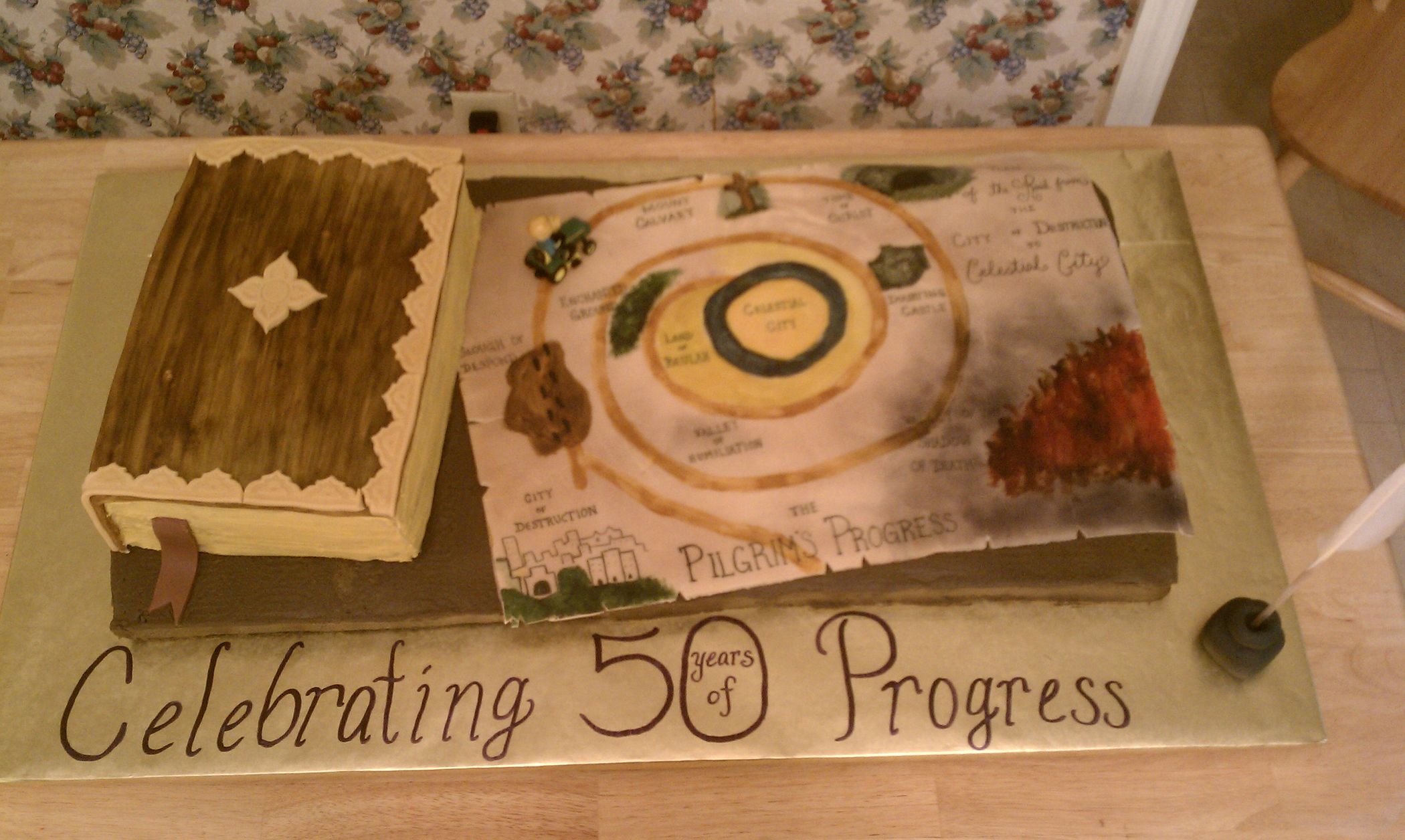 Pilgrim's Progress Cake - Instructables