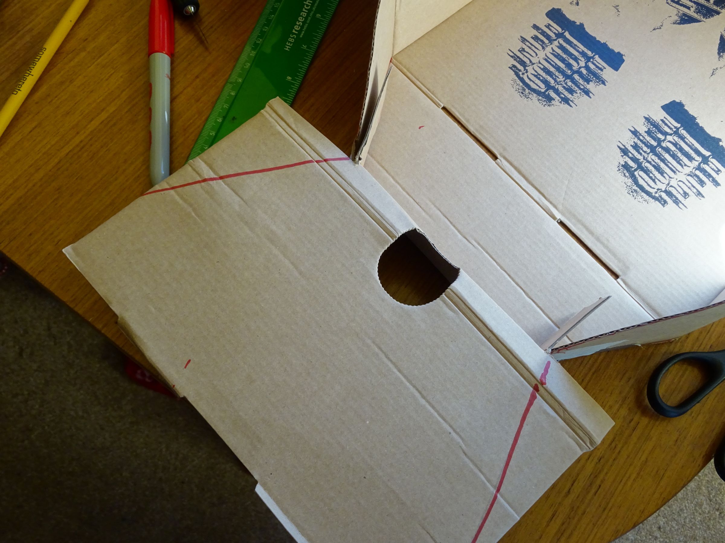 Space Shuttle Made Out Of A Box